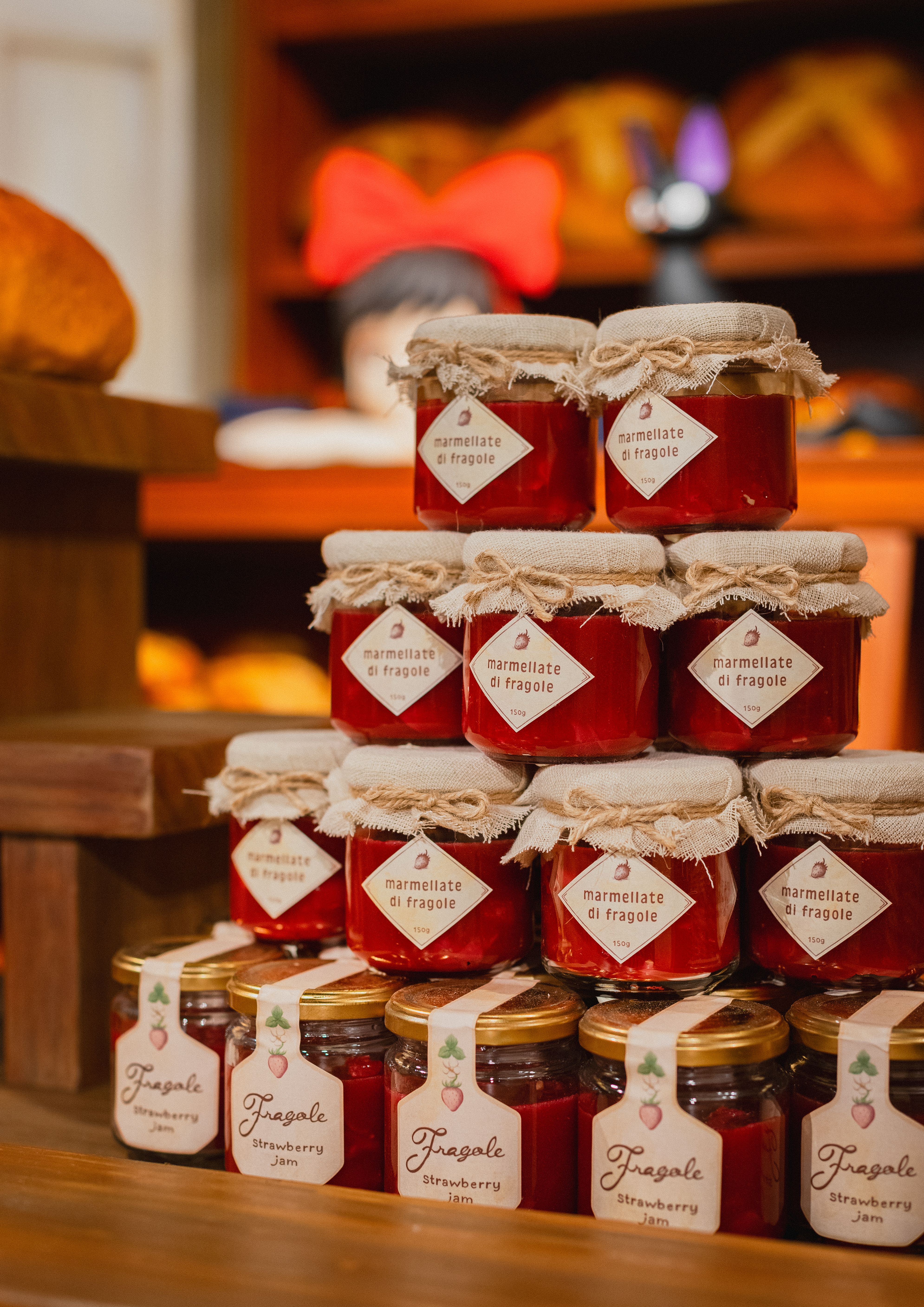 Strawberry Jam Jars Display in Tokyo Shop · Free Stock Photo