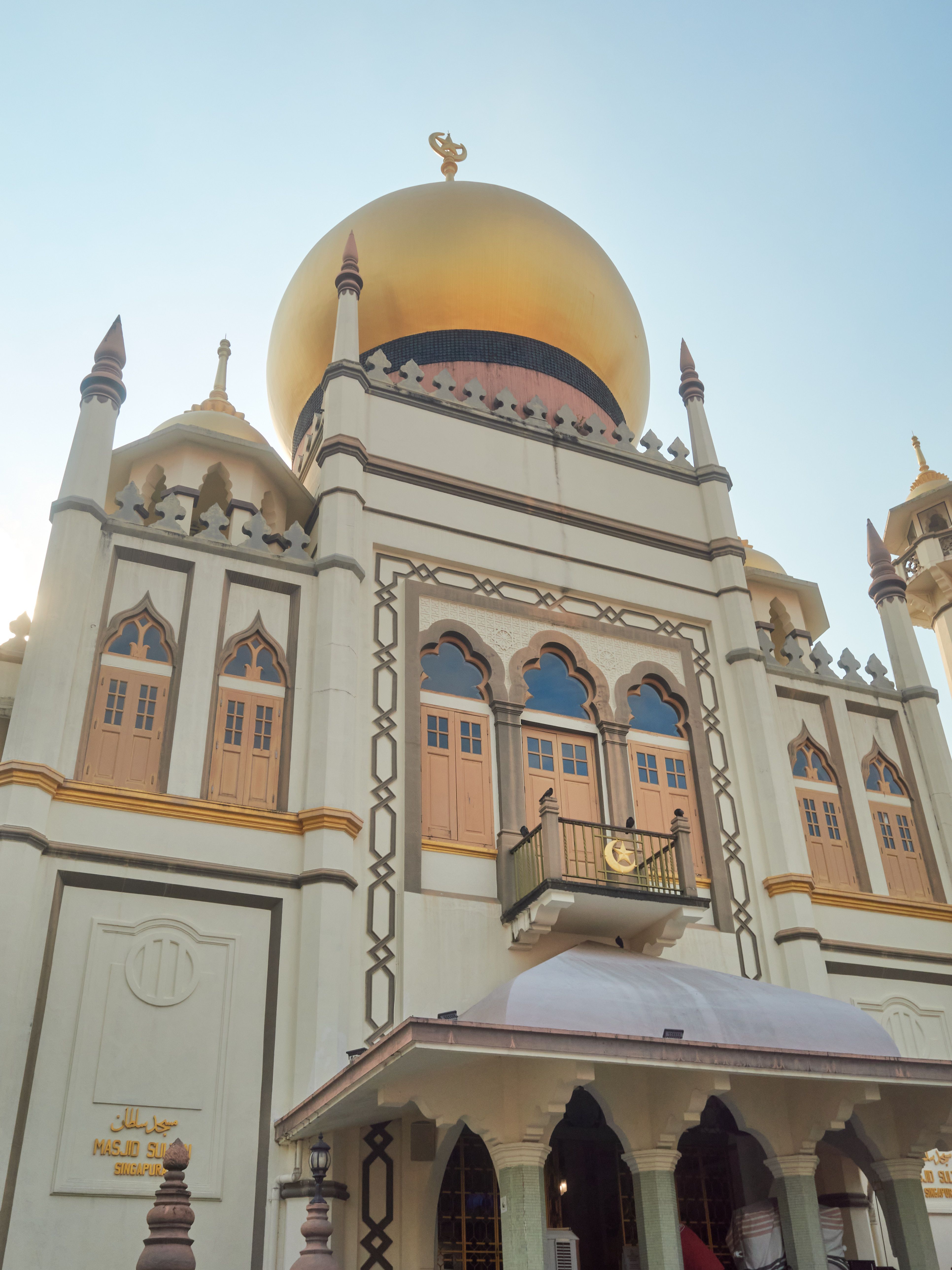 Gold Mosque during Sunset · Free Stock Photo