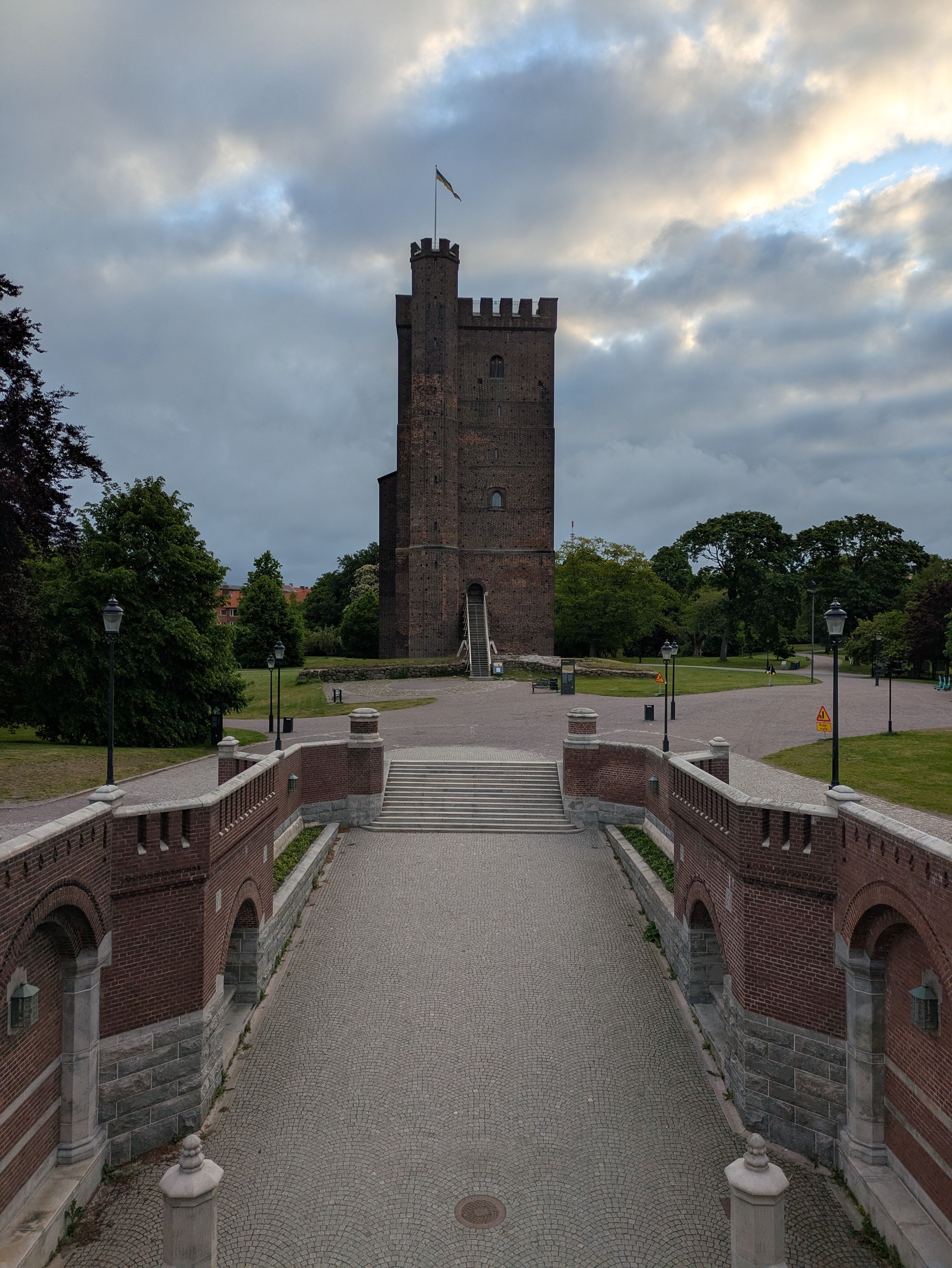 Historic Castle Tower in Scenic Park · Free Stock Photo