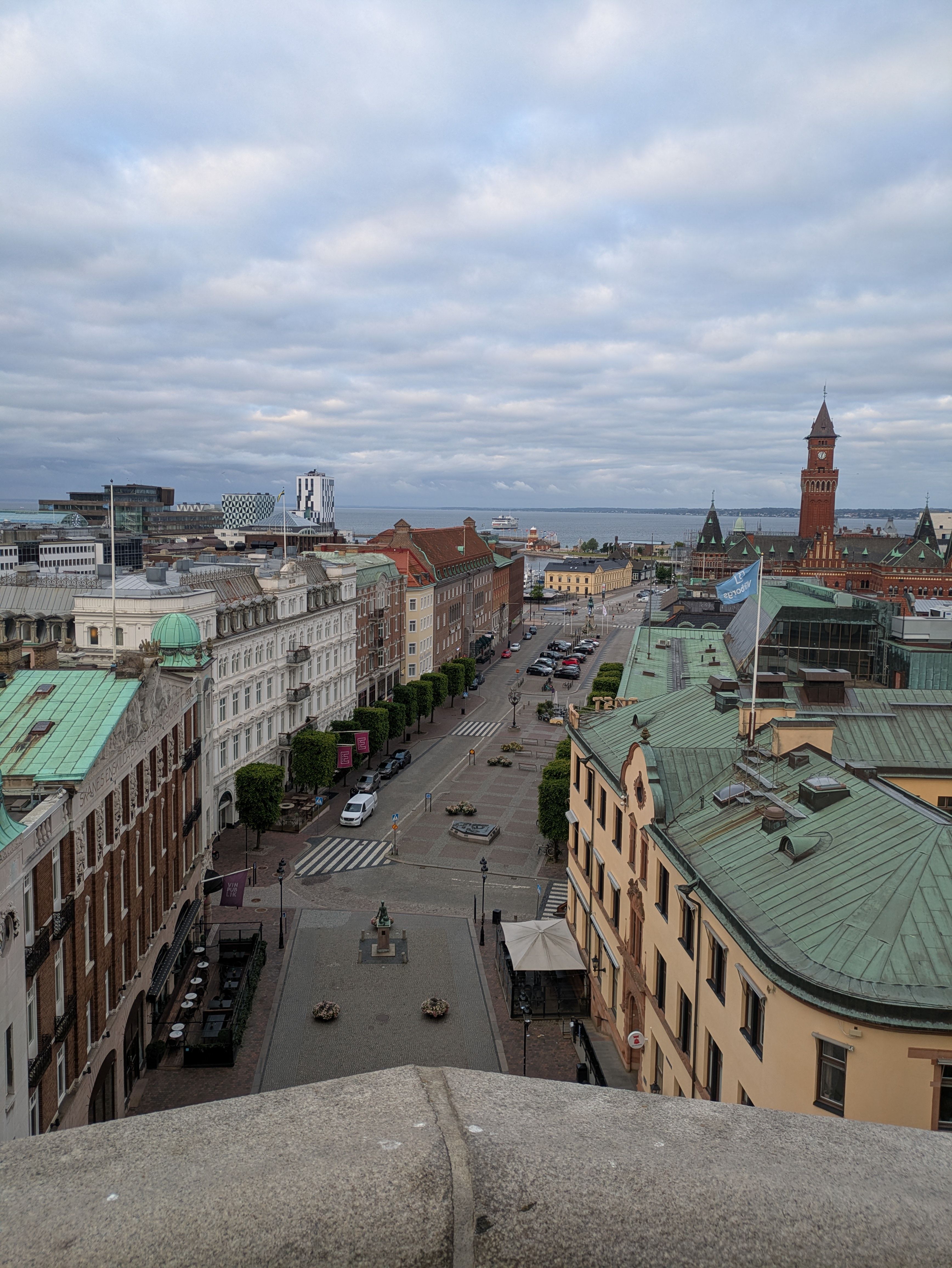 Aerial View of Helsingborg Cityscape · Free Stock Photo