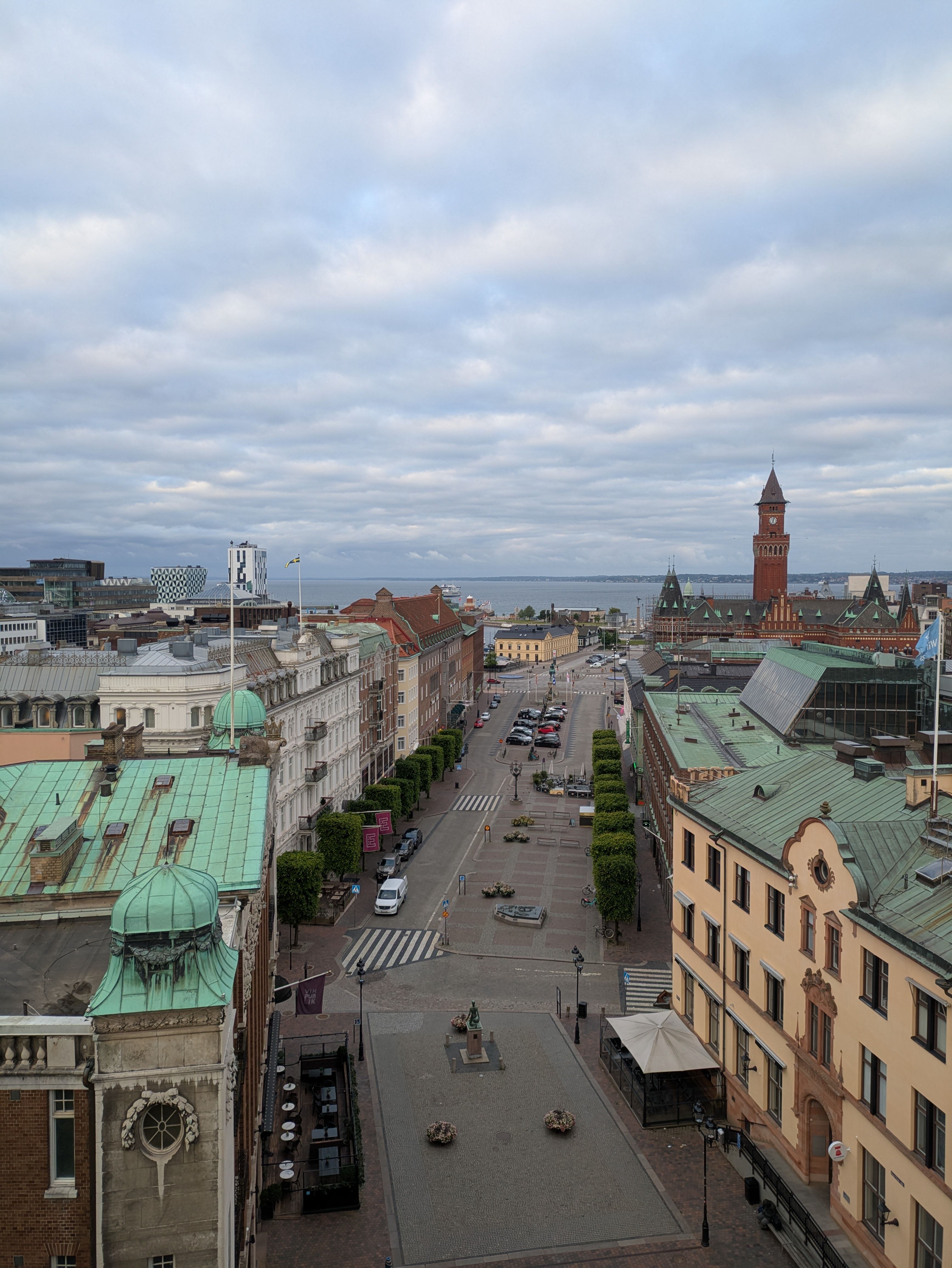 Aerial View of Helsingborg Cityscape · Free Stock Photo