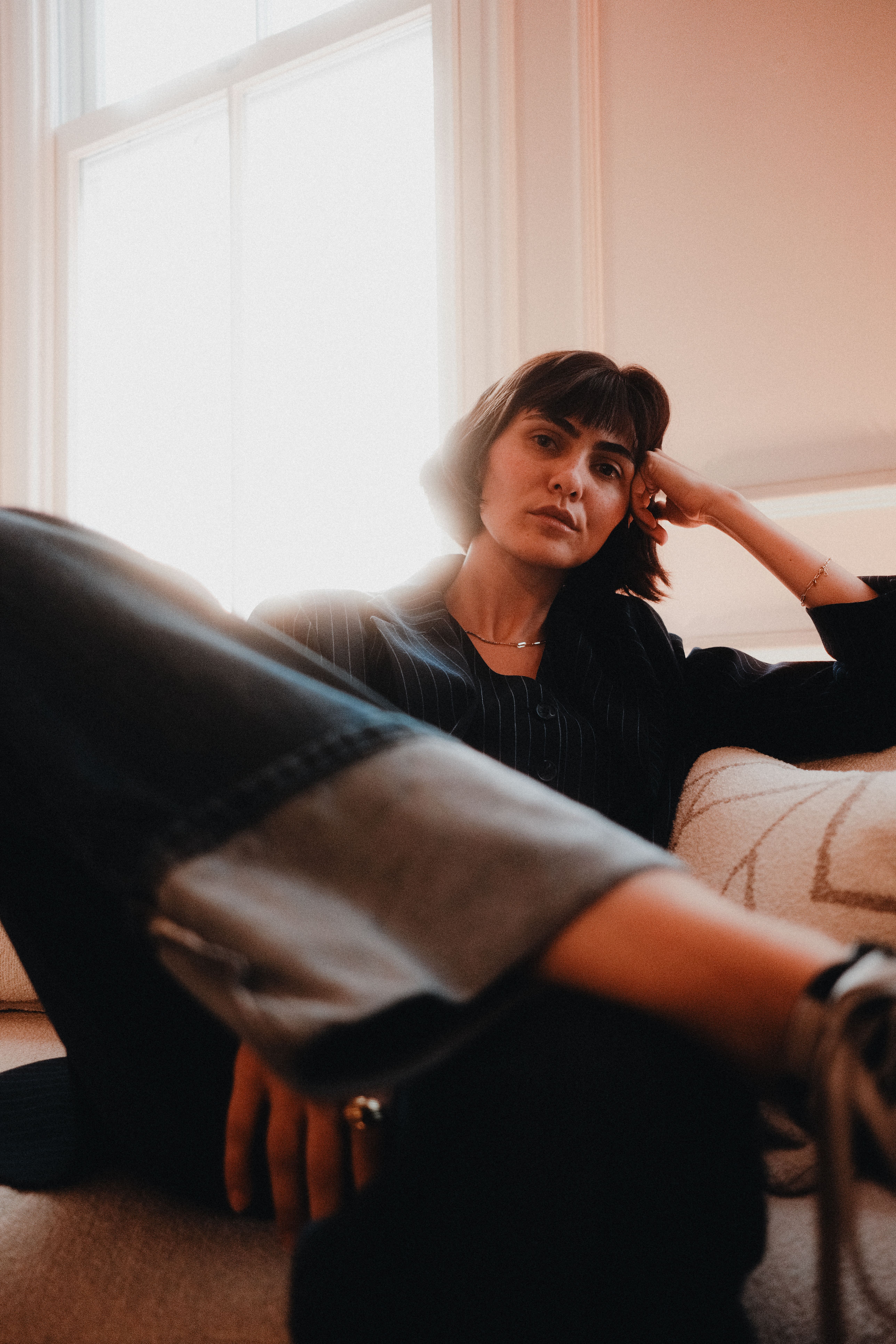 Relaxed Portrait of Woman in Casual Setting · Free Stock Photo