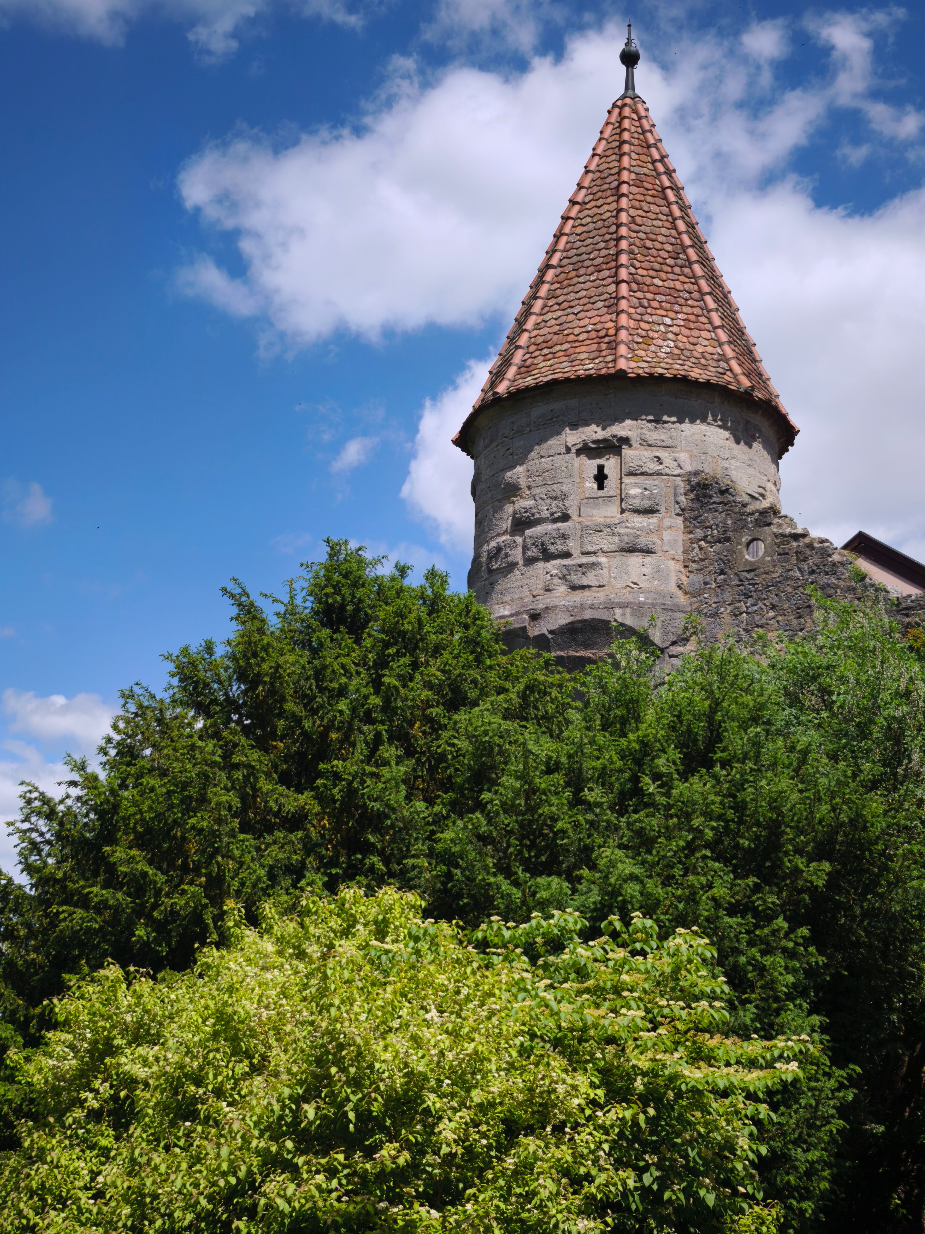 Medieval Stone Tower with Conical Roof · Free Stock Photo
