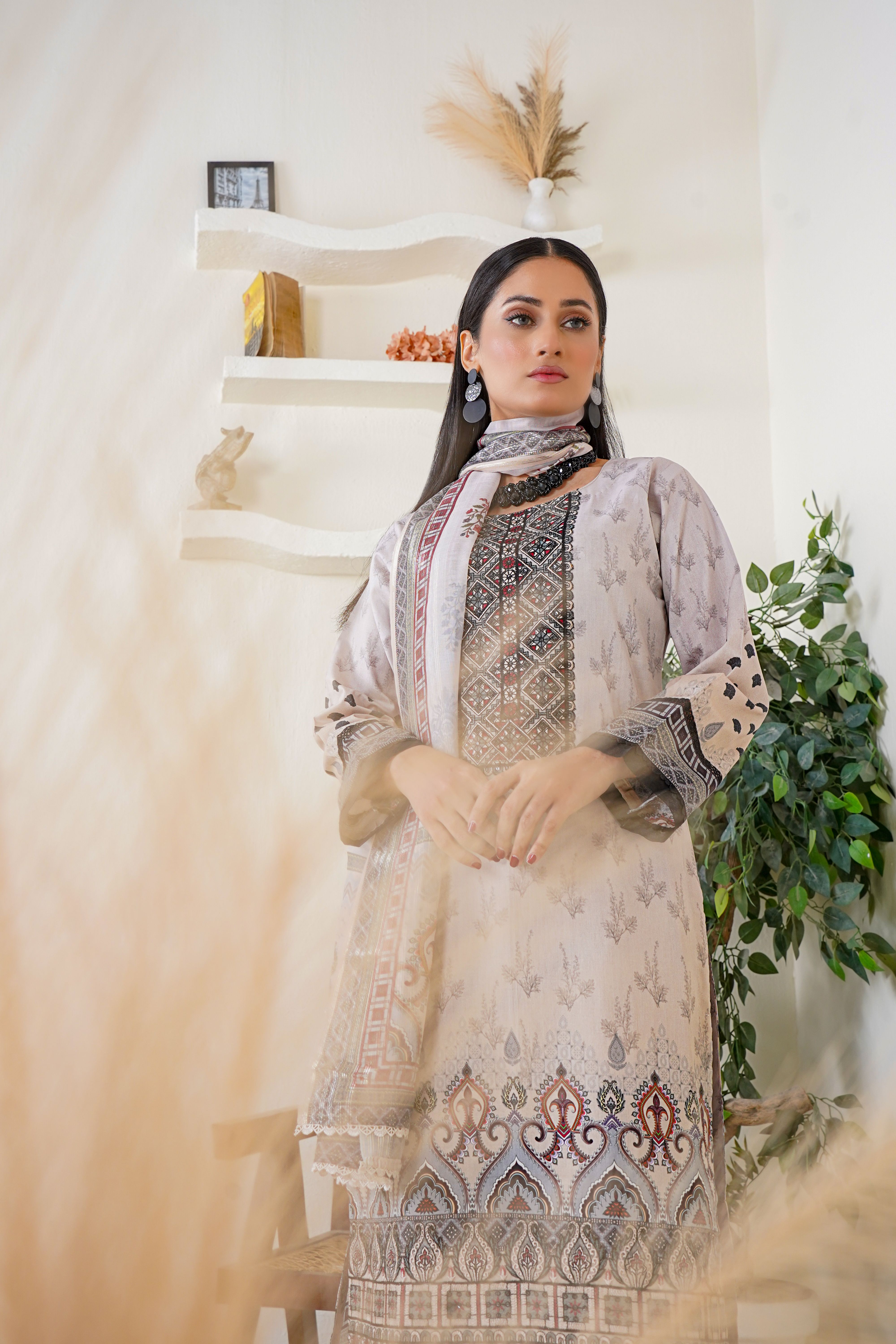 Elegant Eastern Fashion Model Portrait · Free Stock Photo