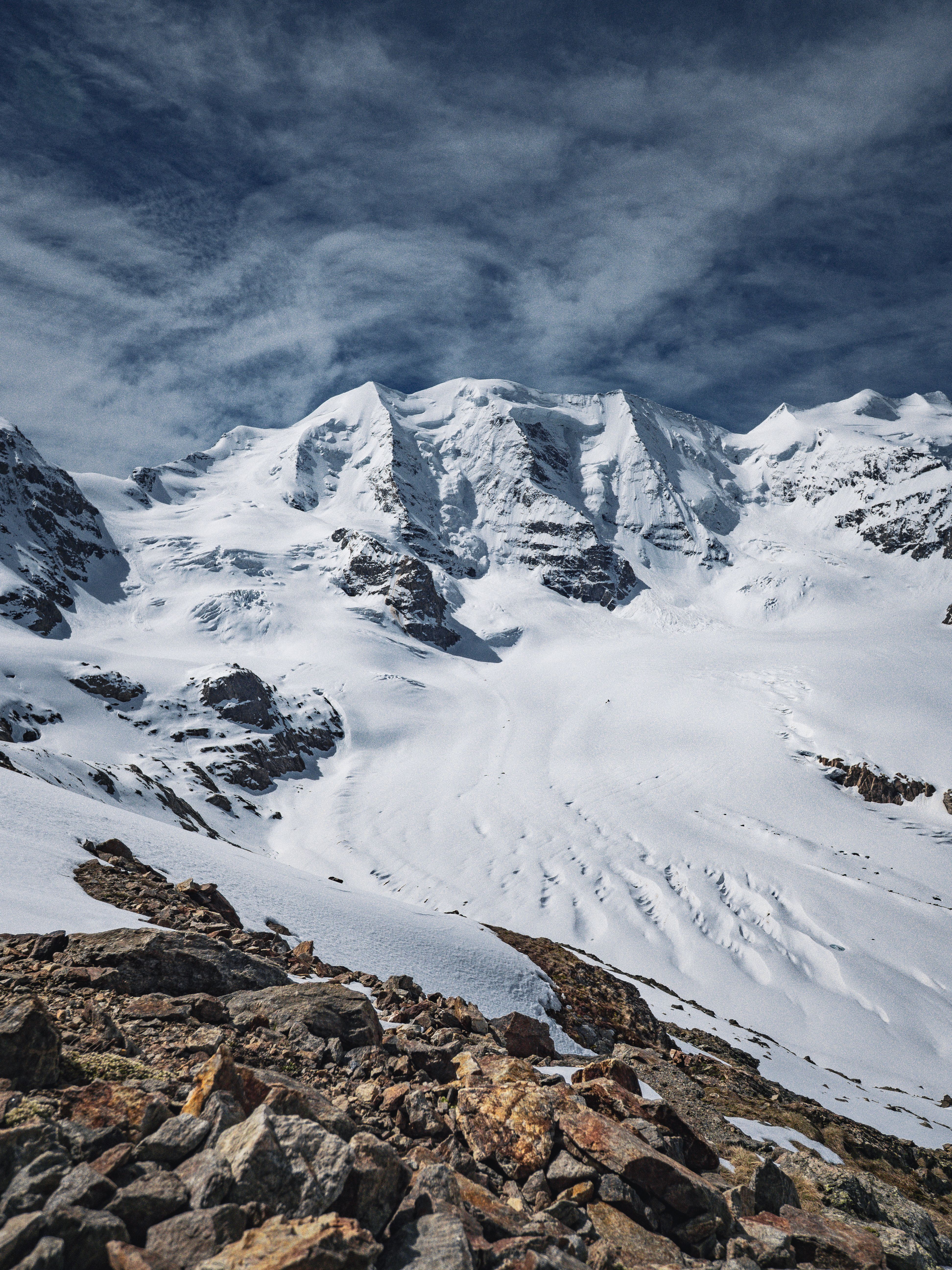 Snowy Swiss Alps Mountain Landscape · Free Stock Photo