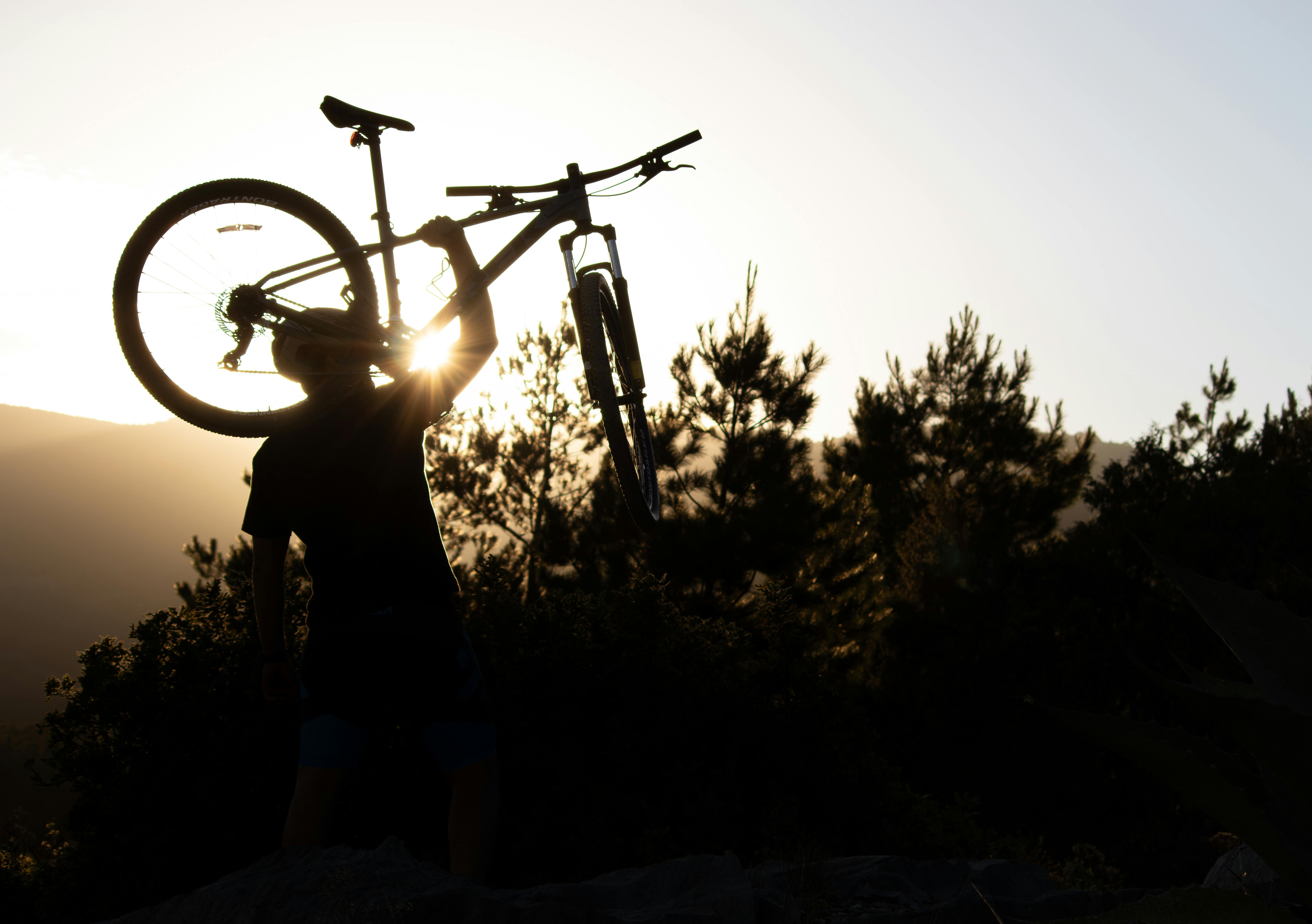 Two People Riding Bicycle · Free Stock Photo