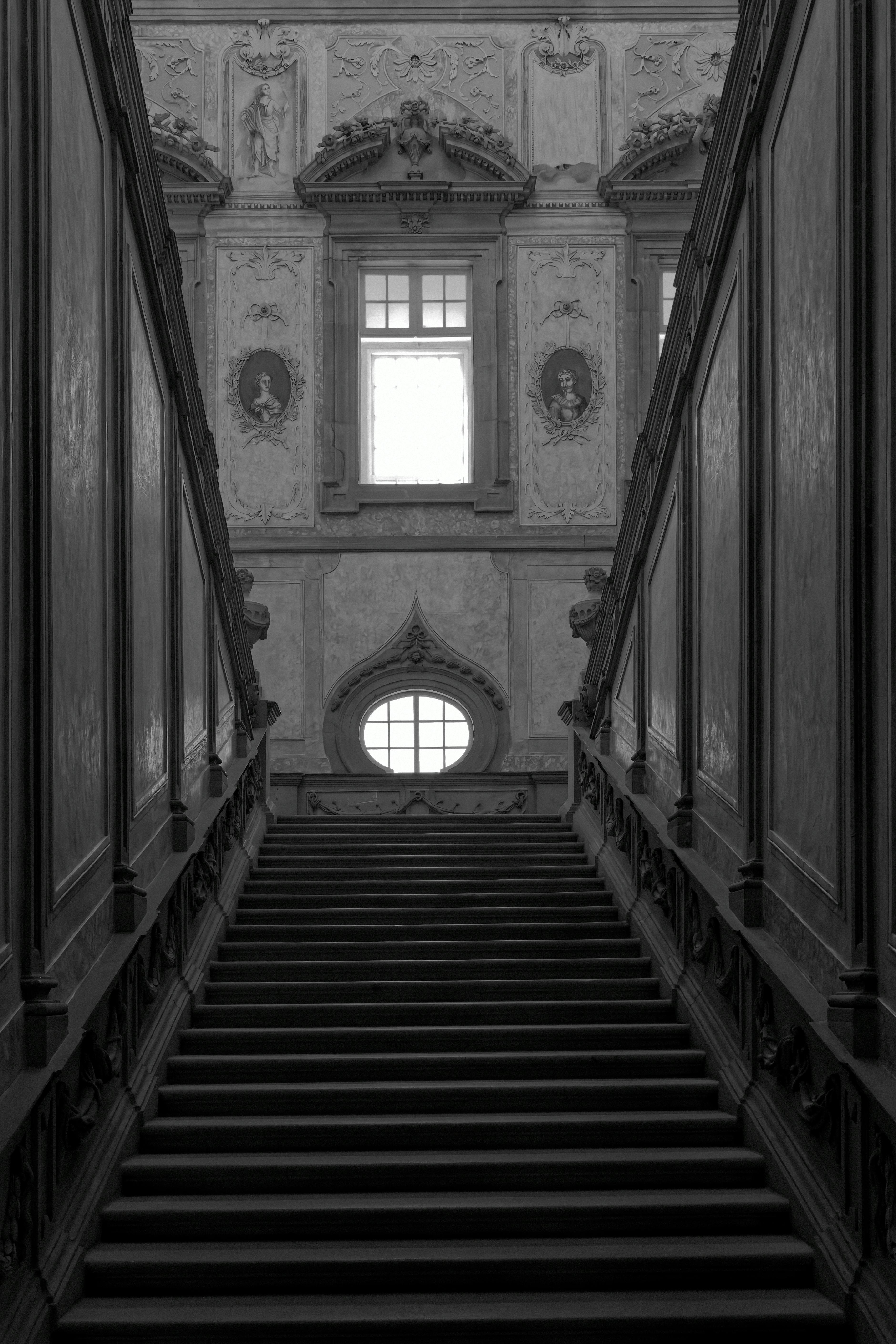 Classic Staircase in Historic Building Interior · Free Stock Photo