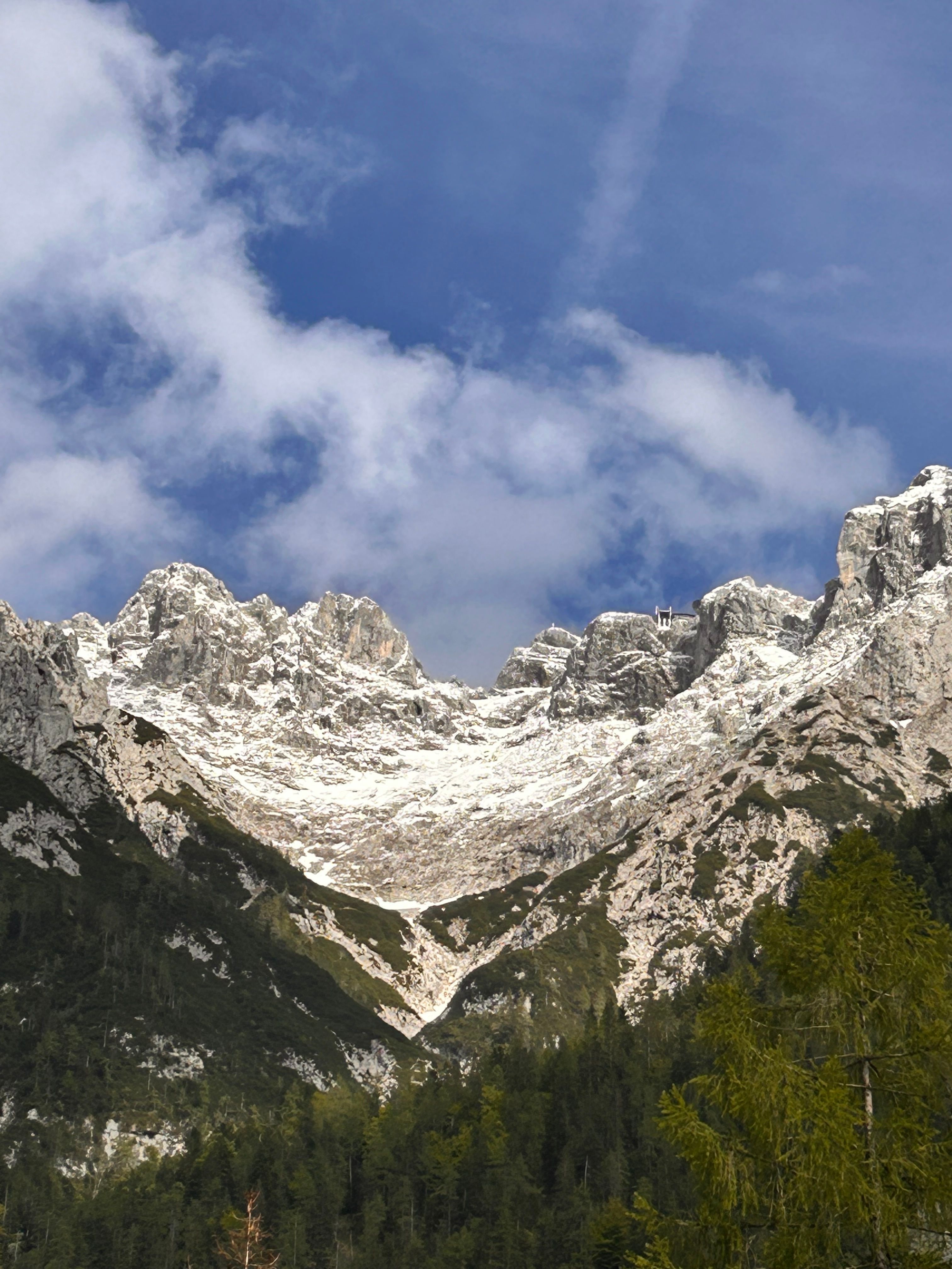 Snow-Capped Mountains in Tyrolean Alps · Free Stock Photo