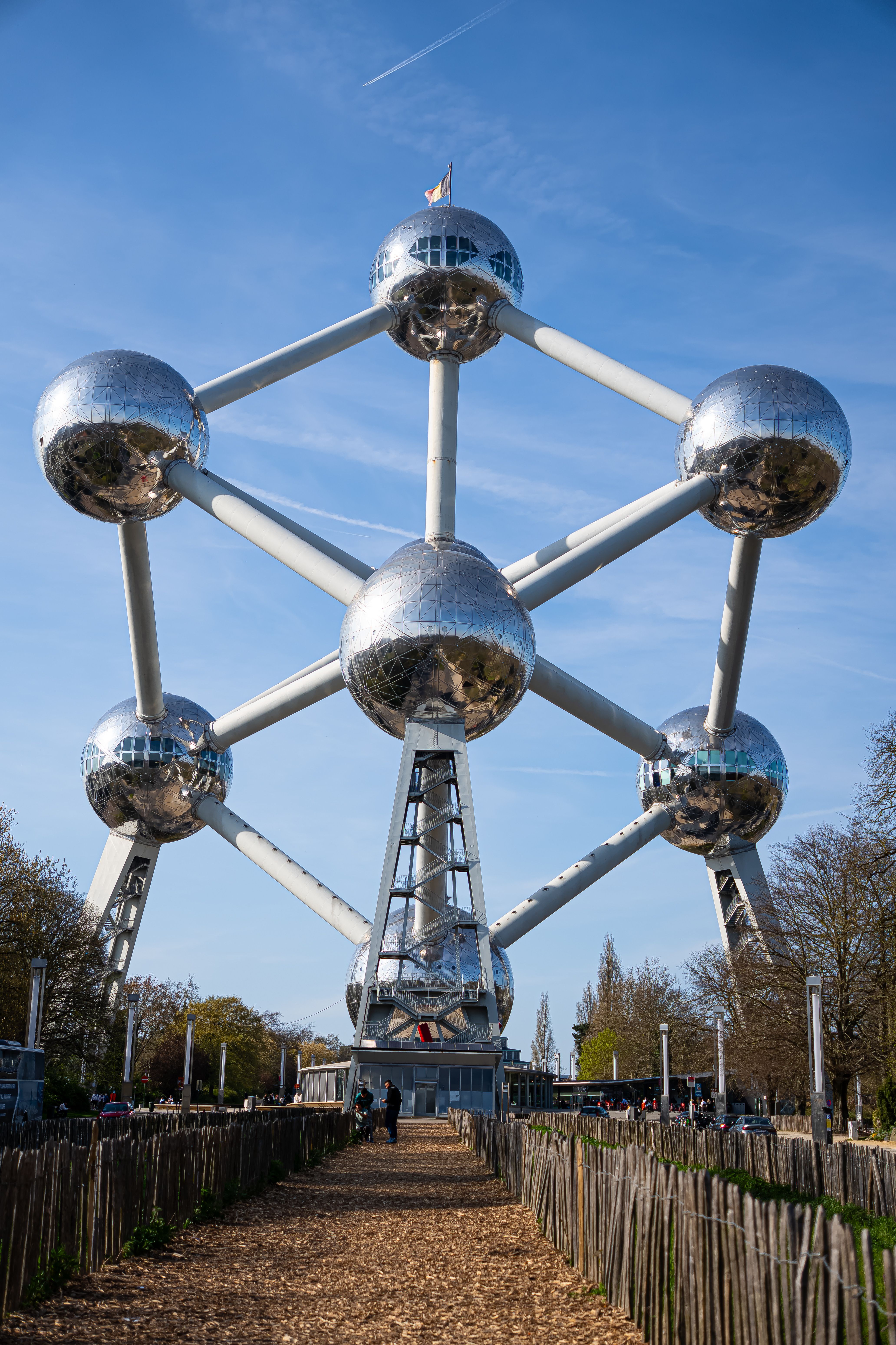 Stunning View of Atomium in Brussels · Free Stock Photo