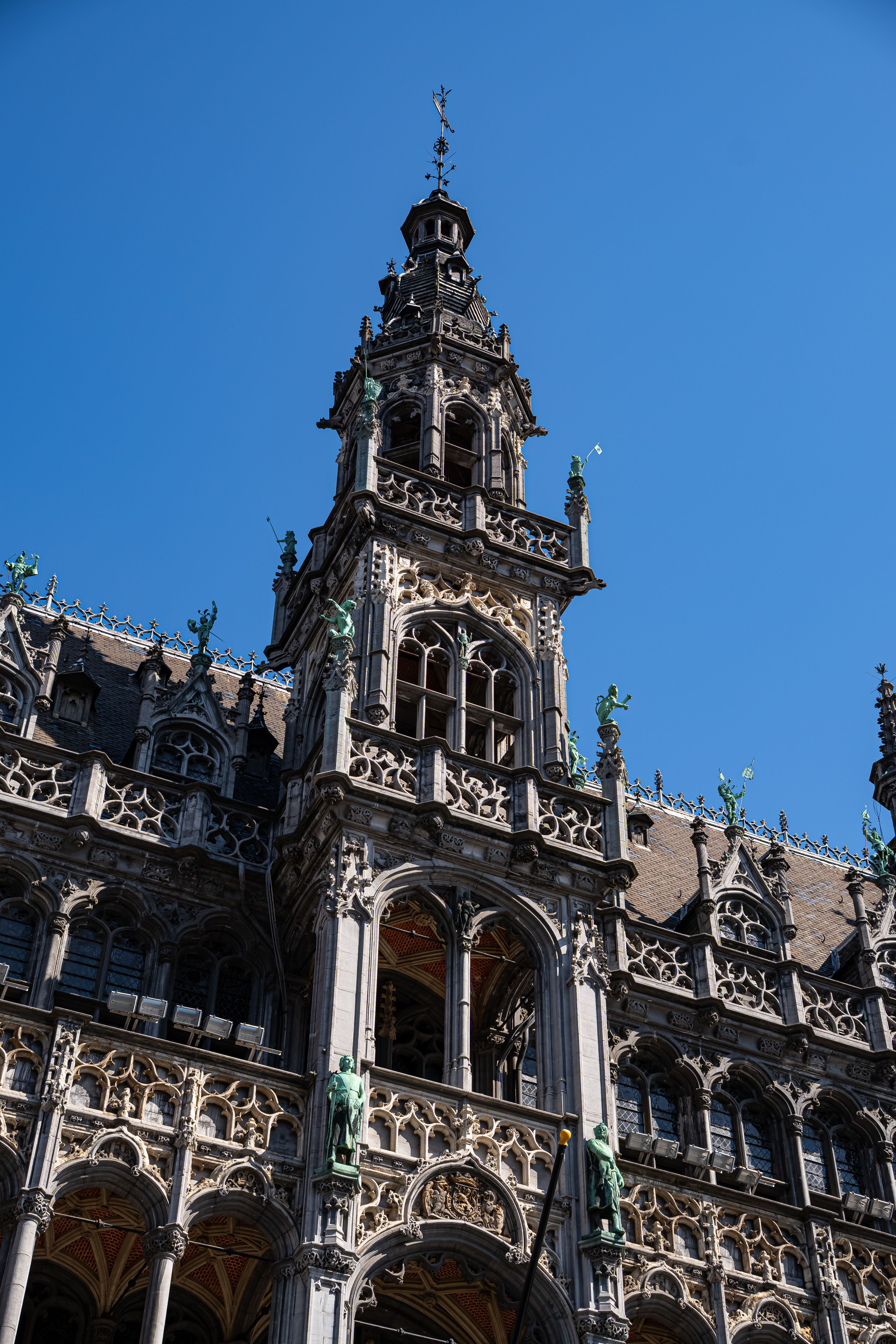 Gothic Revival Architecture of Grand Place Tower · Free Stock Photo