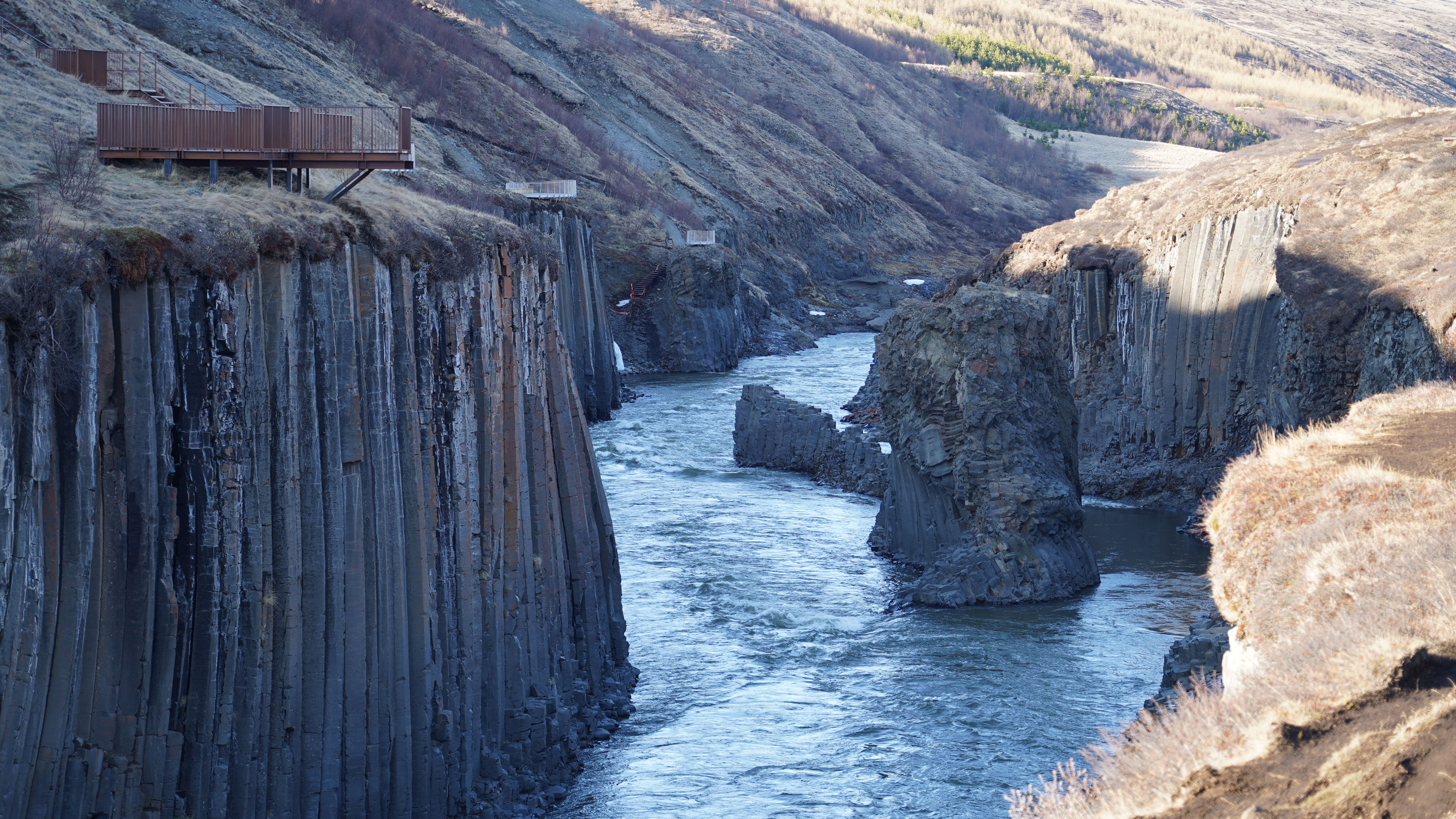 Stunning Basalt Canyon Landscape in Iceland · Free Stock Photo