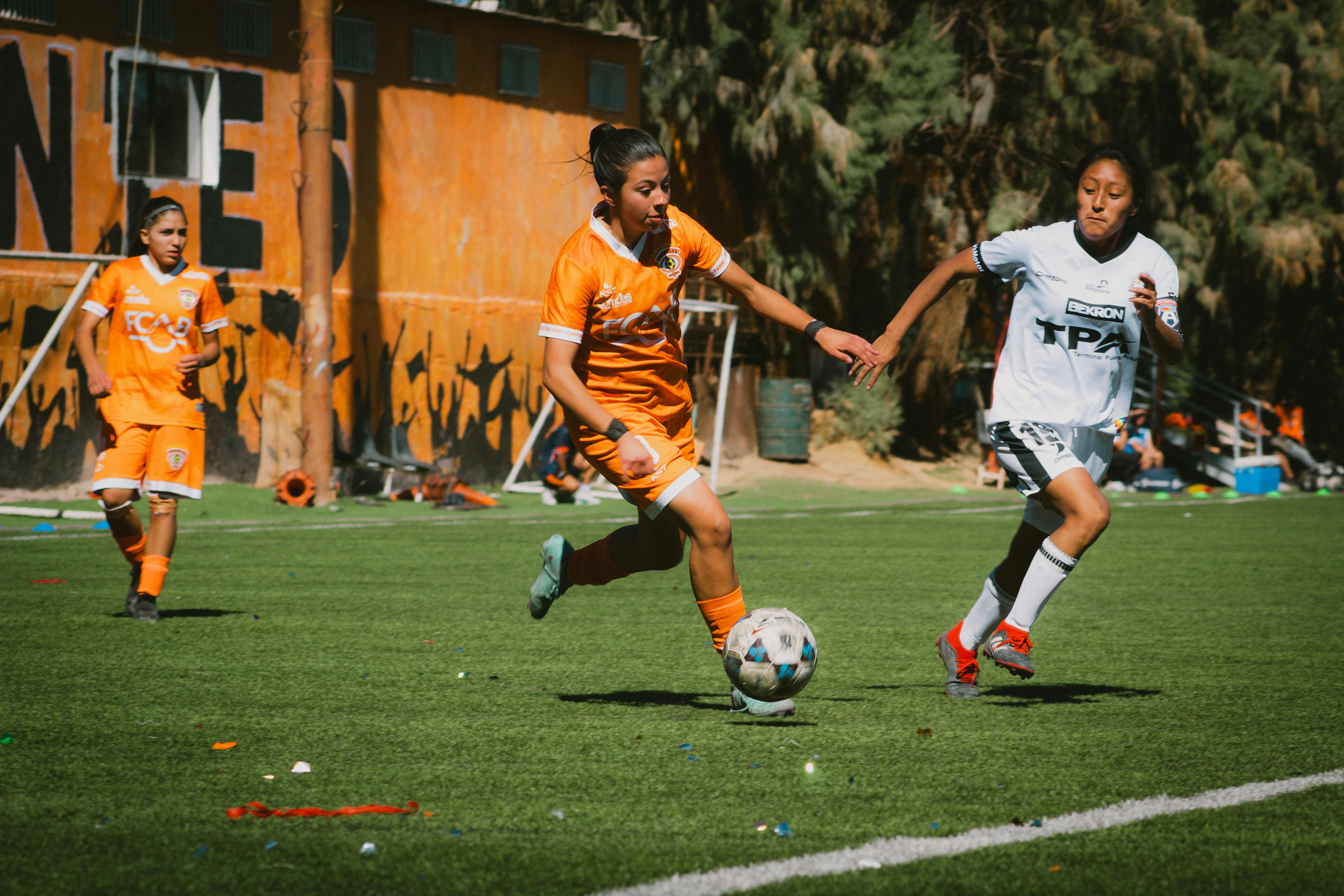 Women's Football Match Action in Chile · Free Stock Photo