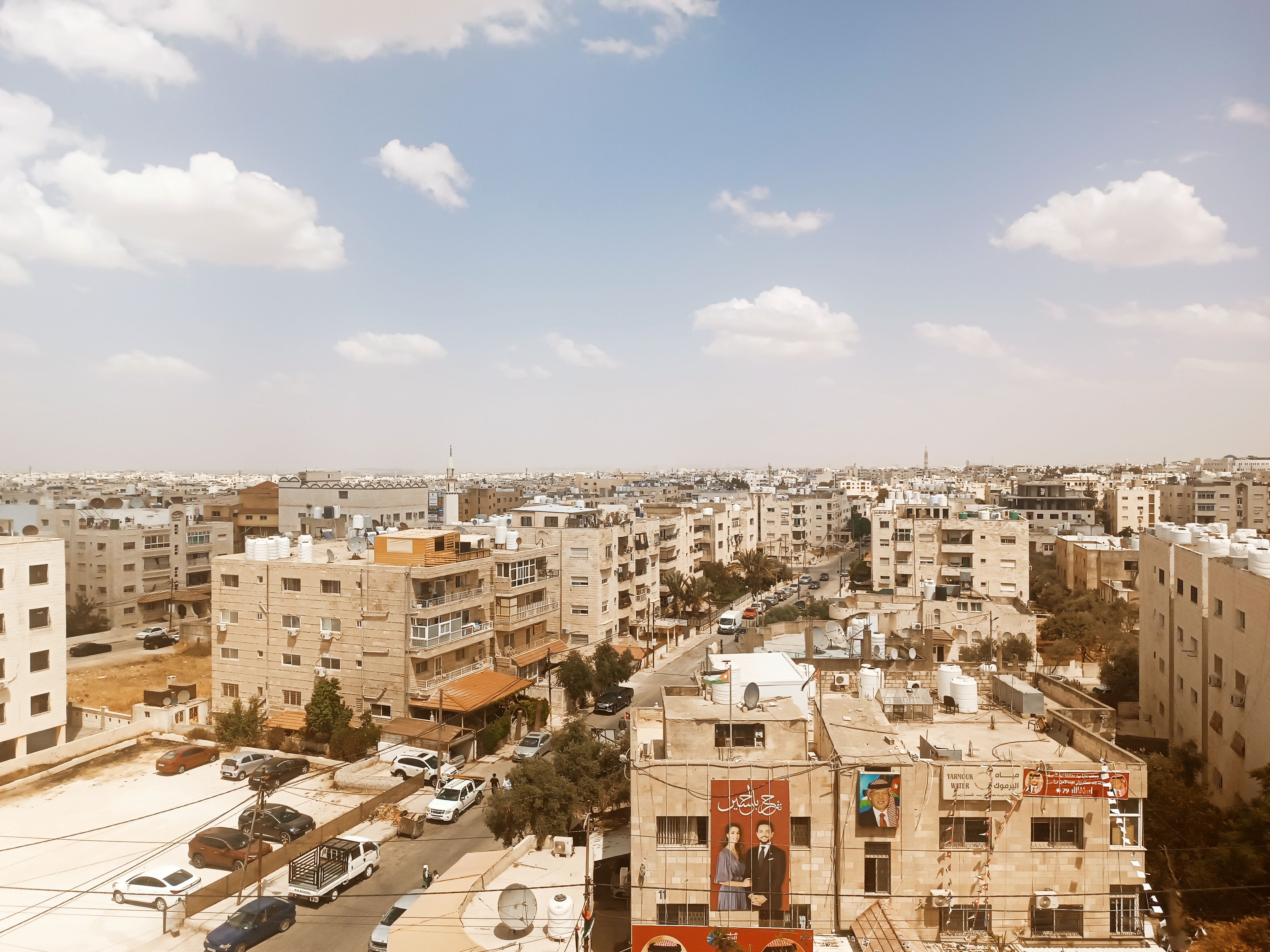 Aerial View of Urban Landscape in Amman, Jordan · Free Stock Photo
