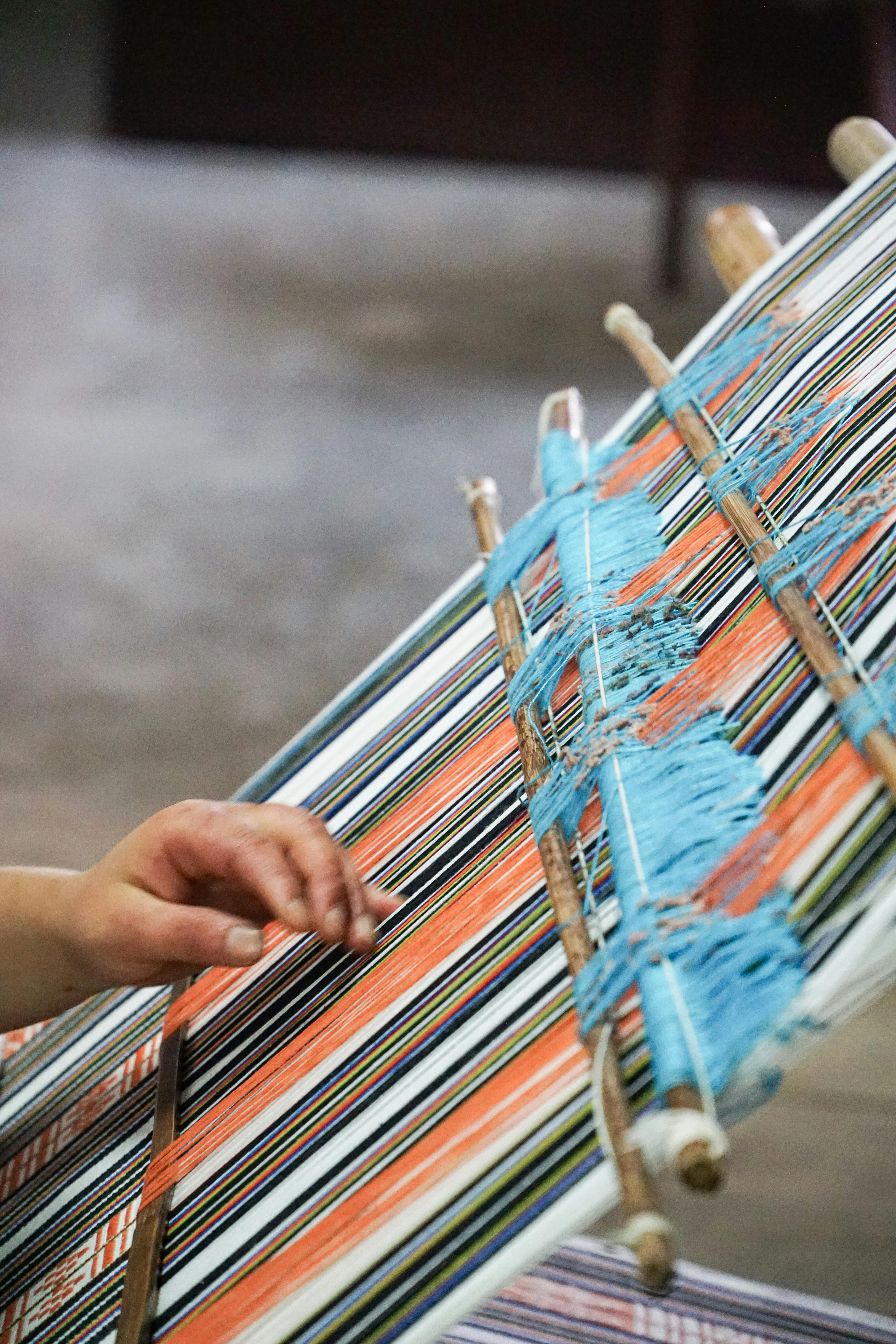 Traditional Hand Loom Weaving in Sikkim · Free Stock Photo