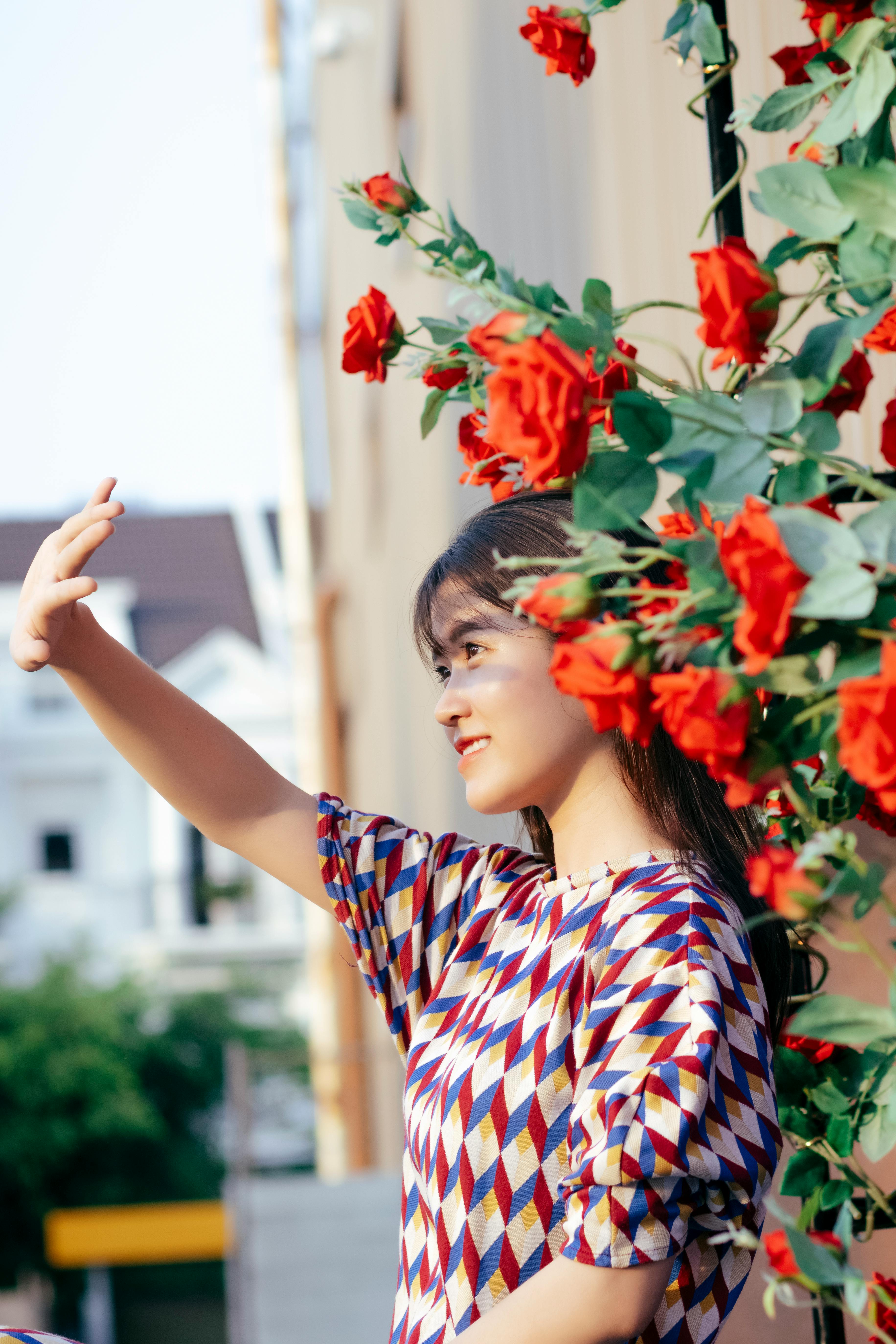 Woman Glaring in the Sun · Free Stock Photo