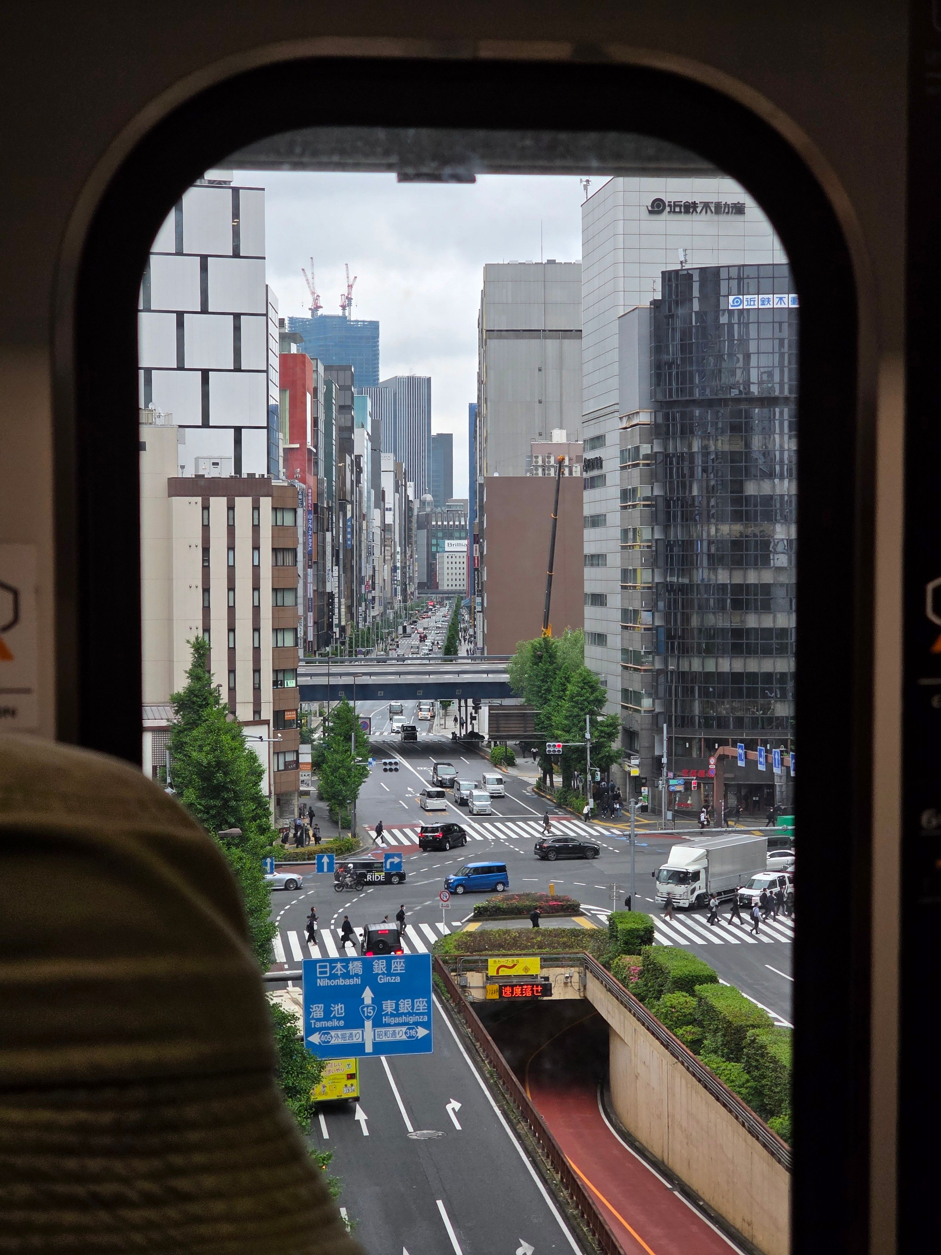 Urban View from Tokyo Train Window · Free Stock Photo