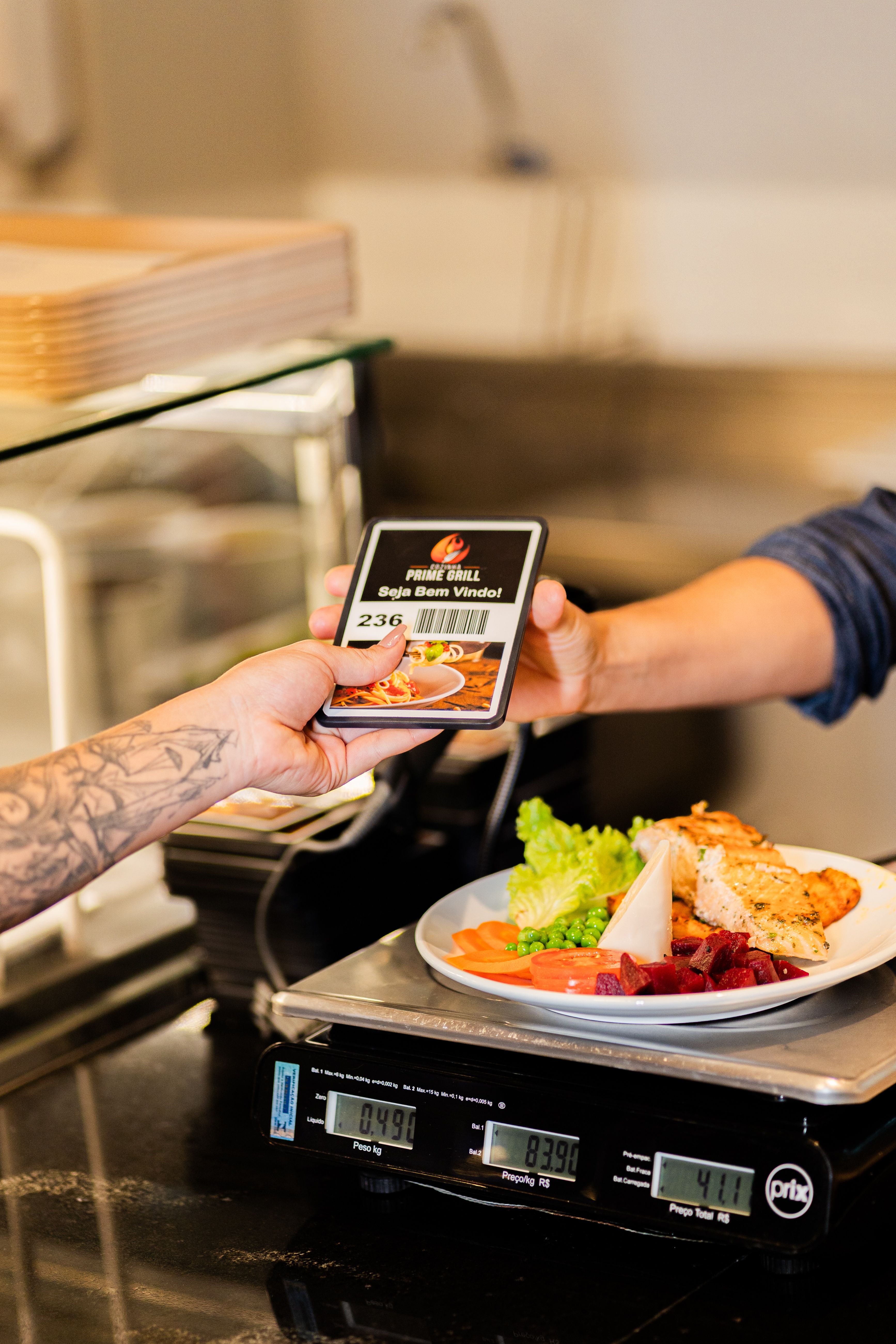 Deli Counter Transaction with Fresh Meal · Free Stock Photo