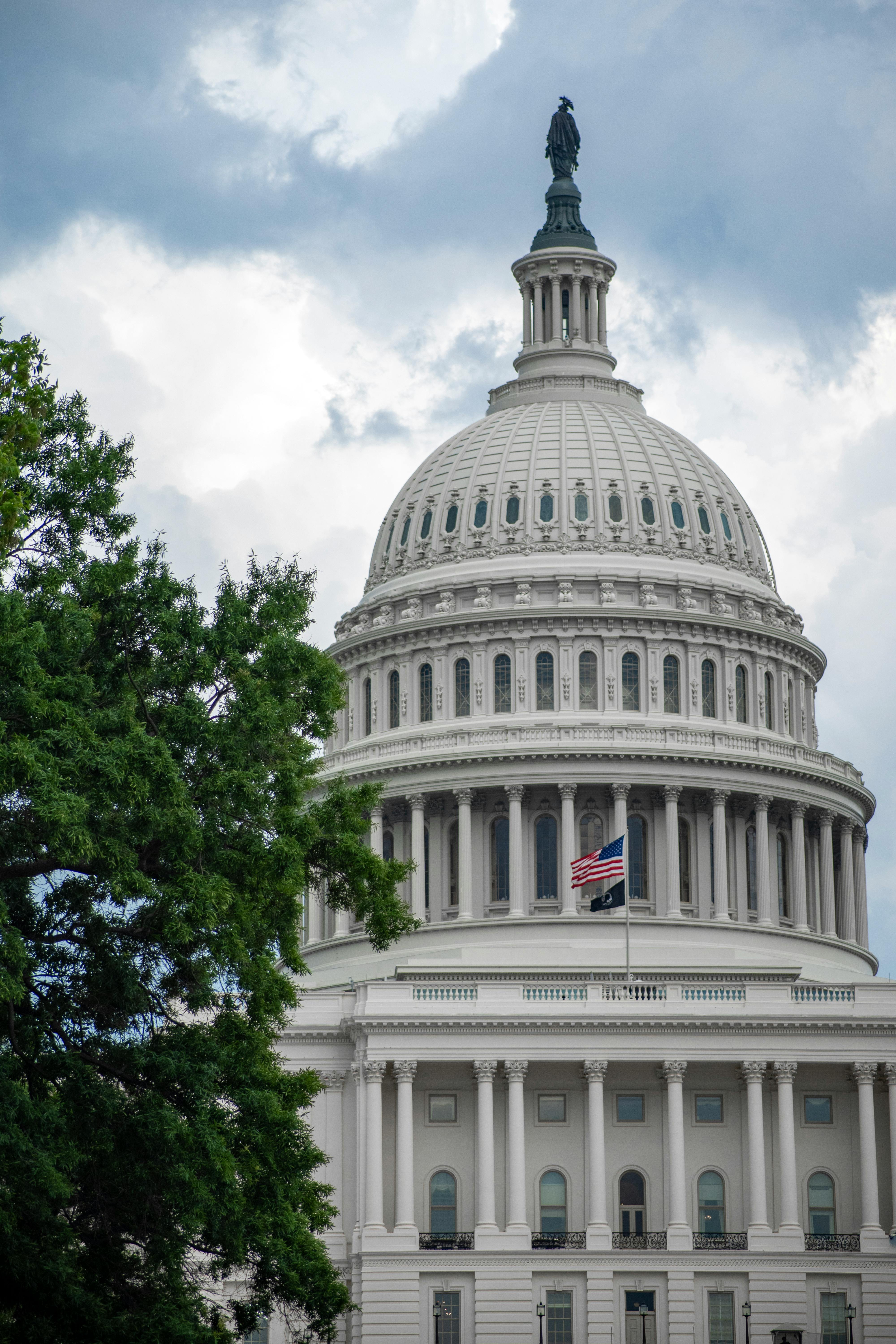 Majestic View of the US Capitol Building · Free Stock Photo