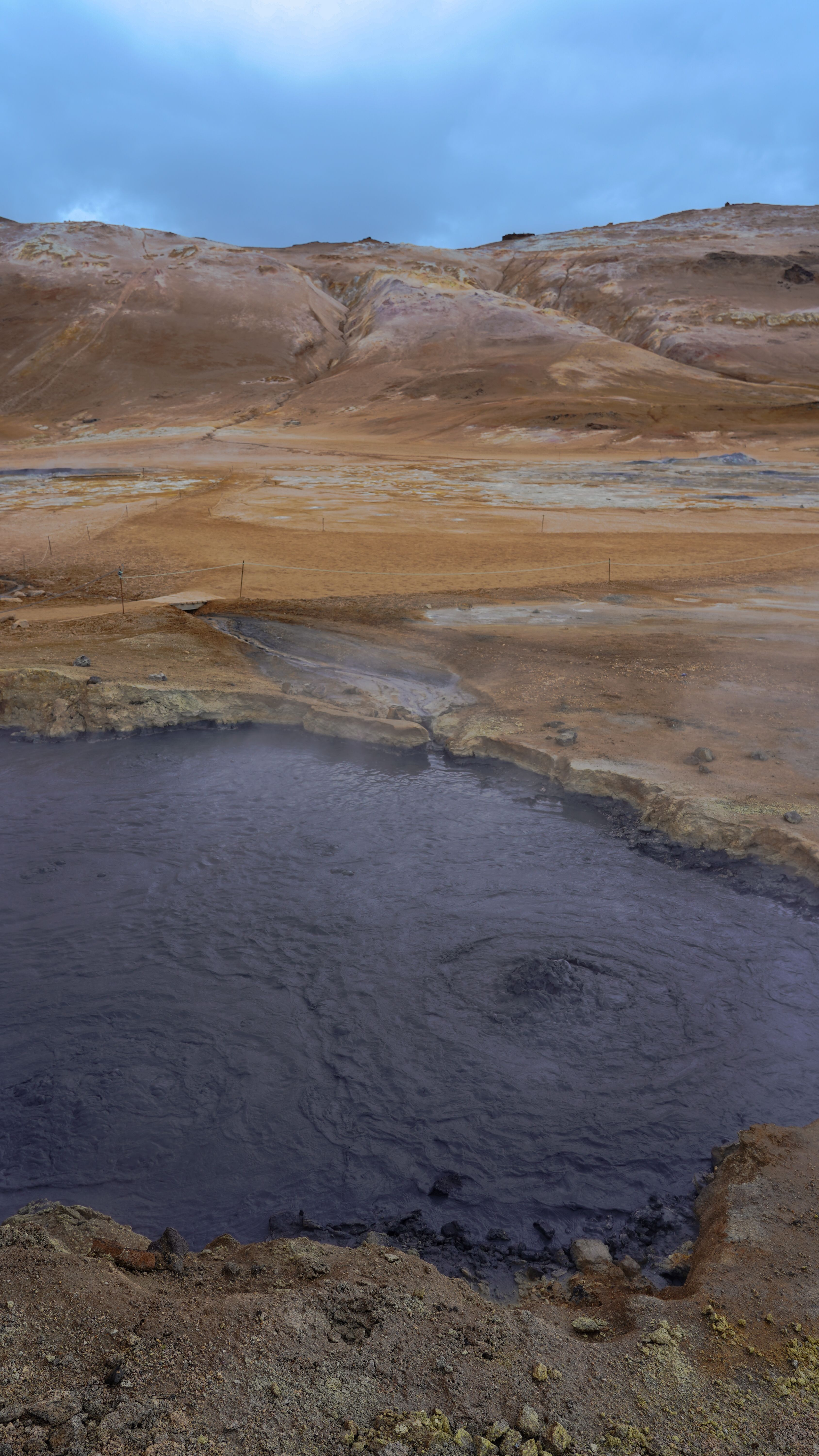 Icelandic Geothermal Hot Spring Landscape · Free Stock Photo