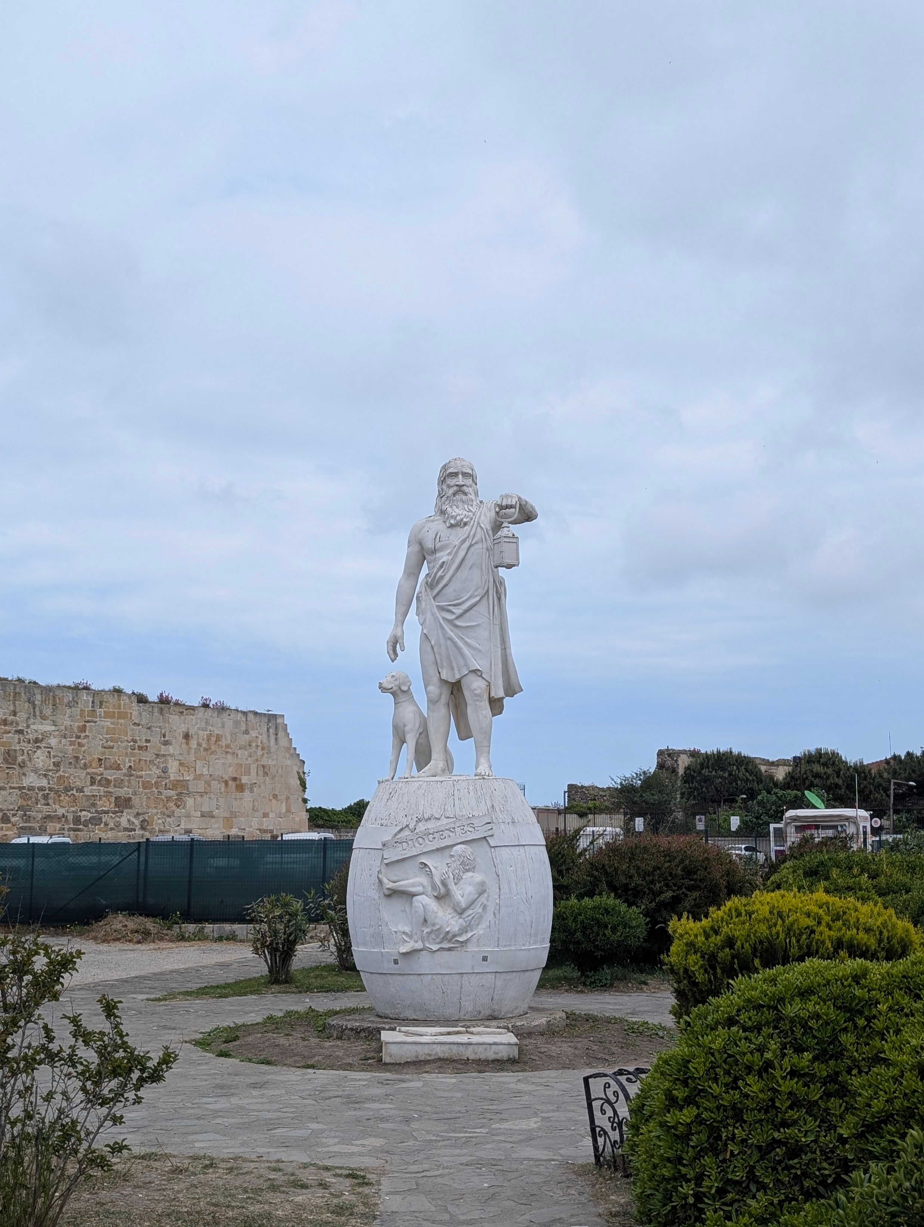 Ancient Greek Statue in Historical Park · Free Stock Photo