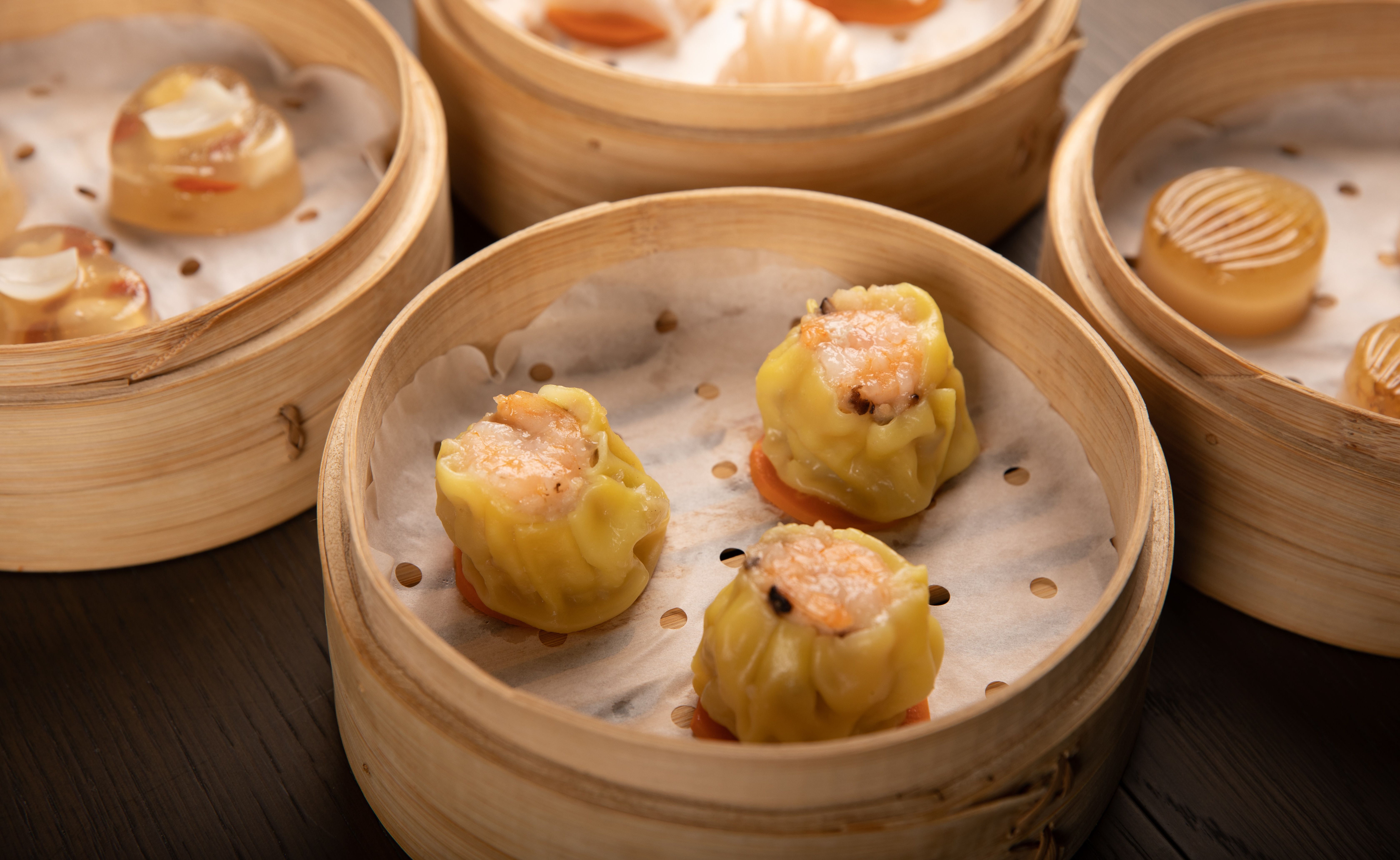 Steamed Dim Sum in Bamboo Steamers · Free Stock Photo