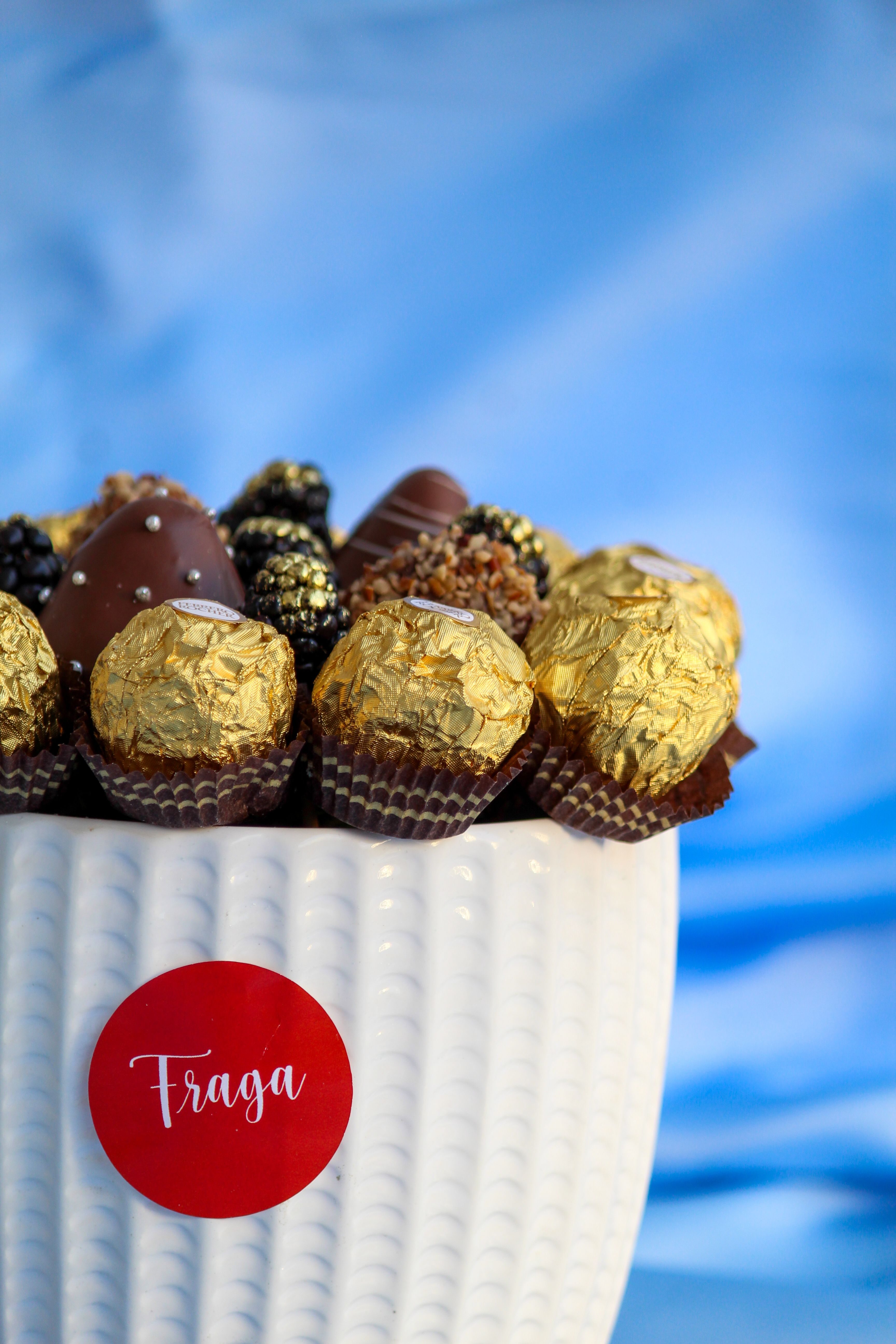 Elegant Display of Chocolate Truffles in Bowl · Free Stock Photo