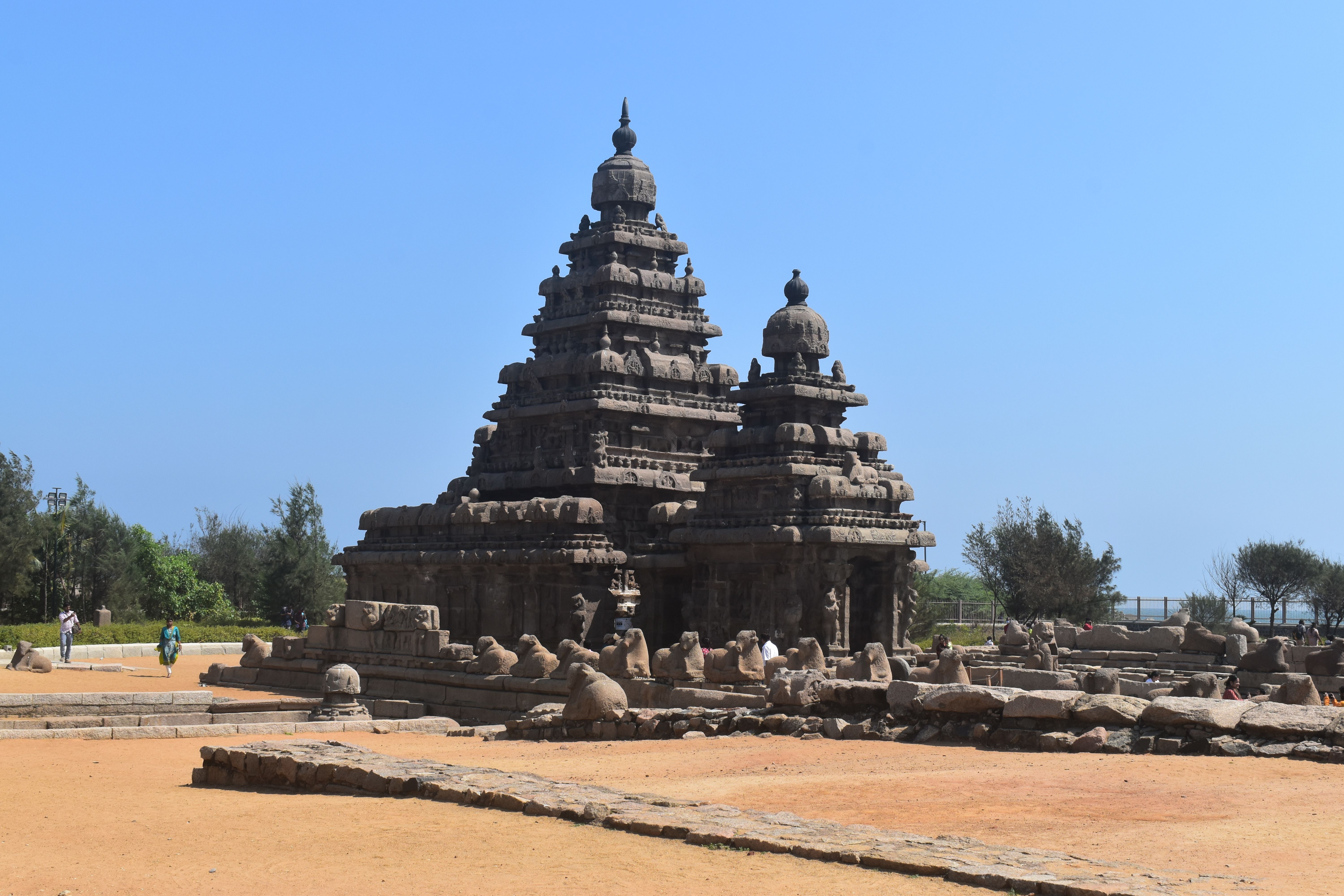 Shore Temple Complex by Bay of Bengal in India · Free Stock Photo