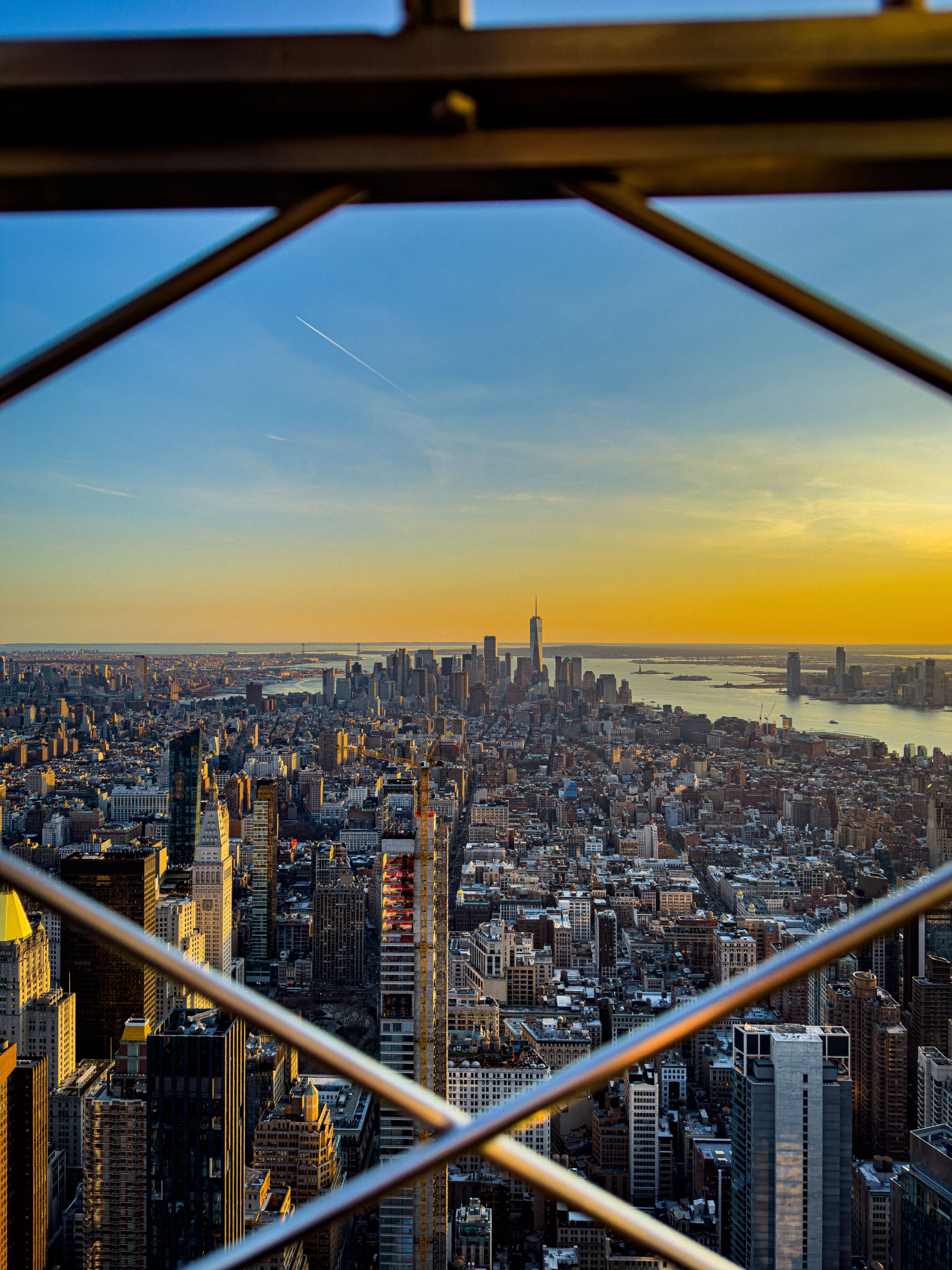 Breathtaking Sunset View Over Manhattan Skyline · Free Stock Photo