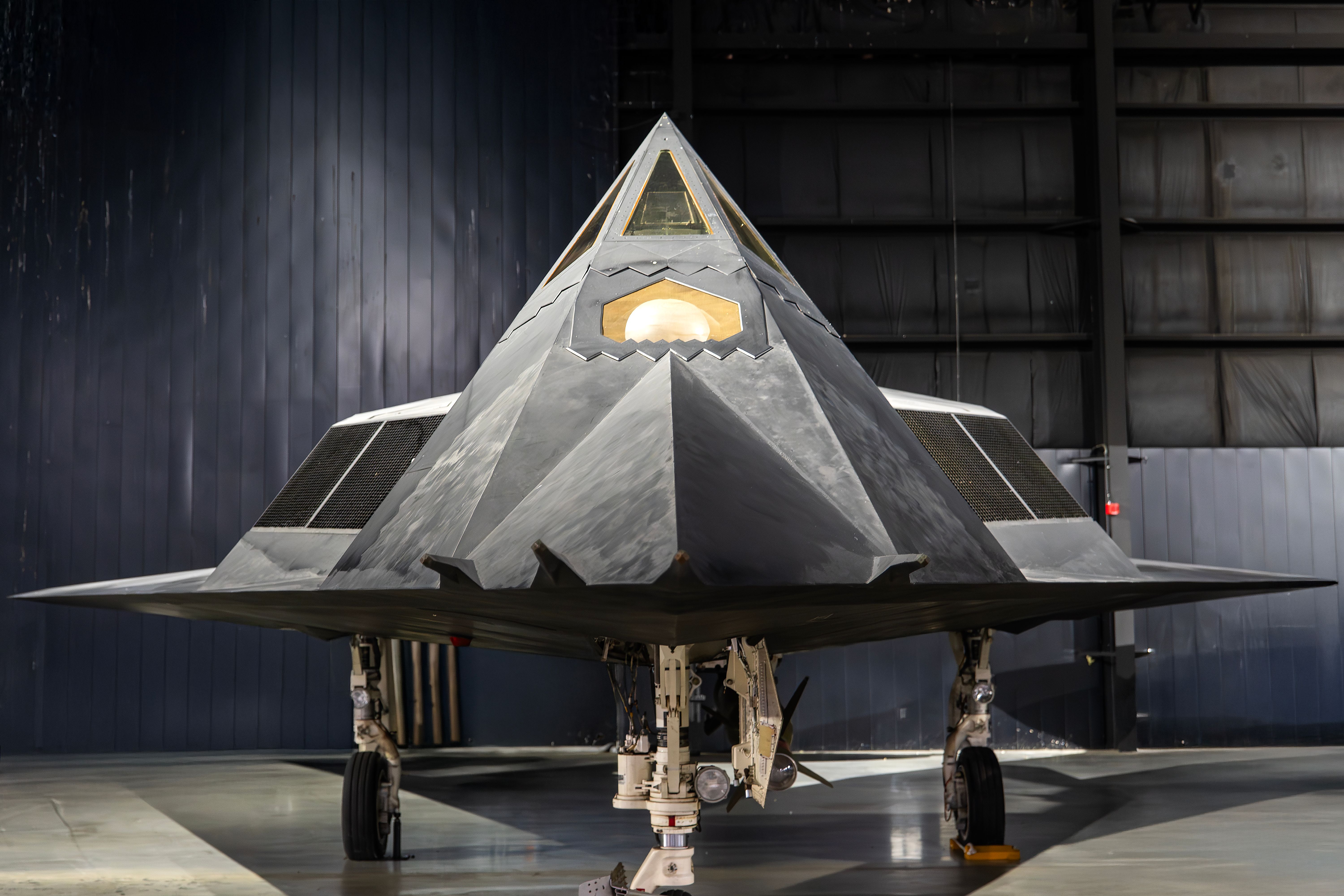 F-117 Nighthawk Stealth Fighter at Dayton Museum · Free Stock Photo