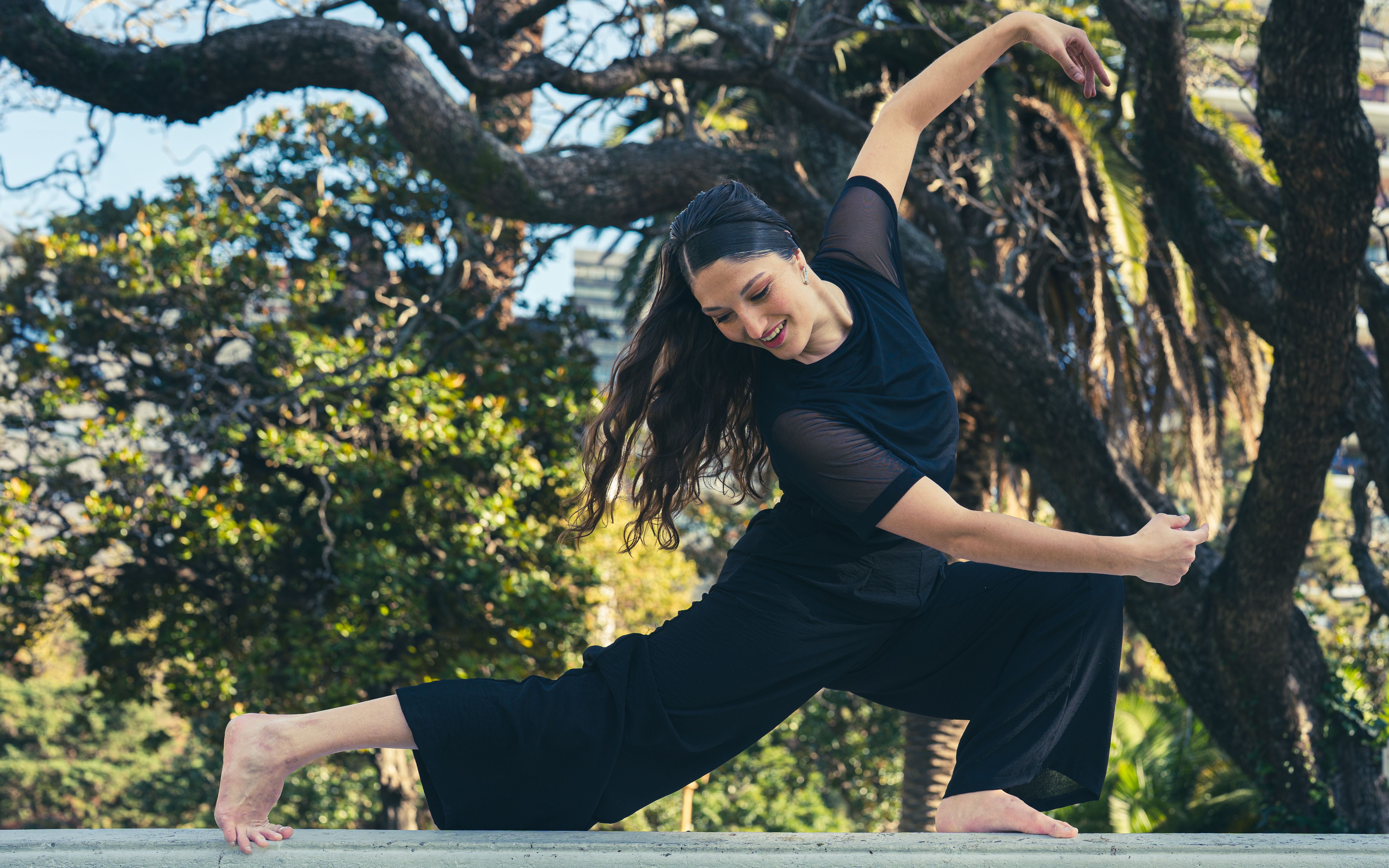 Woman Performing Dance Pose Outdoors in Buenos Aires · Free Stock Photo
