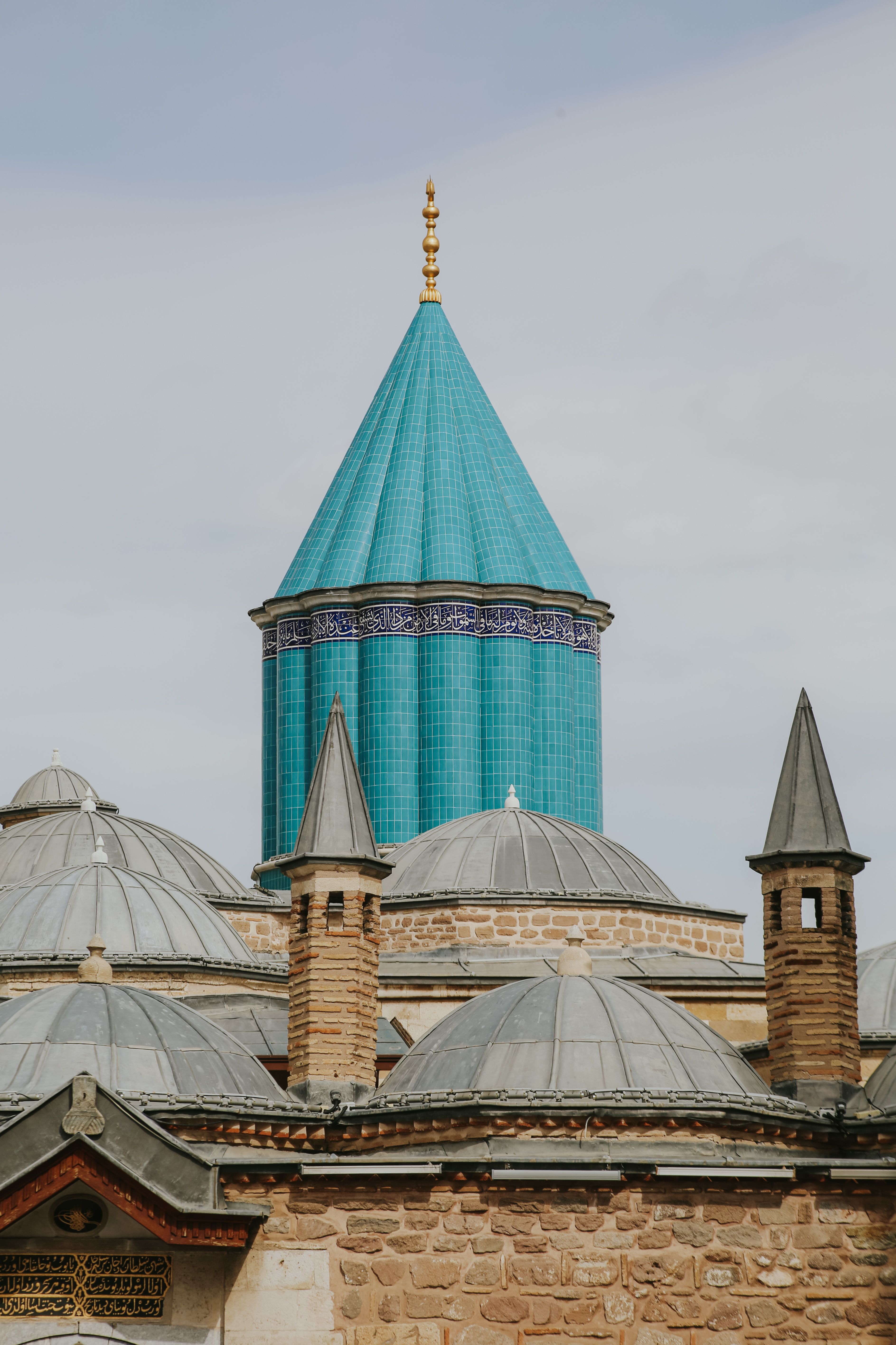 Iconic Roofs of Mevlana Museum in Konya, Turkey · Free Stock Photo