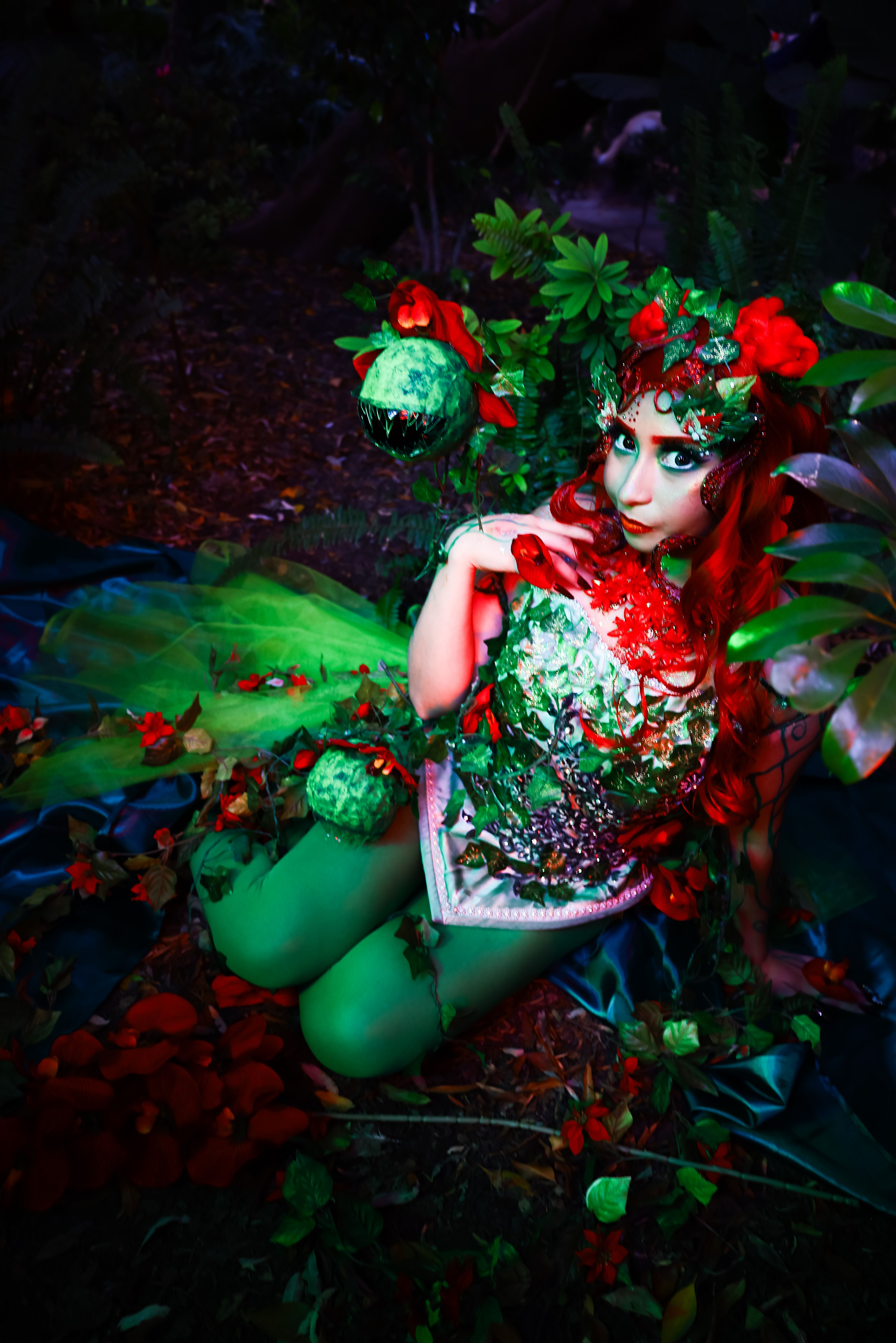 Enchanting Nature-Themed Cosplay in Forest Setting · Free Stock Photo