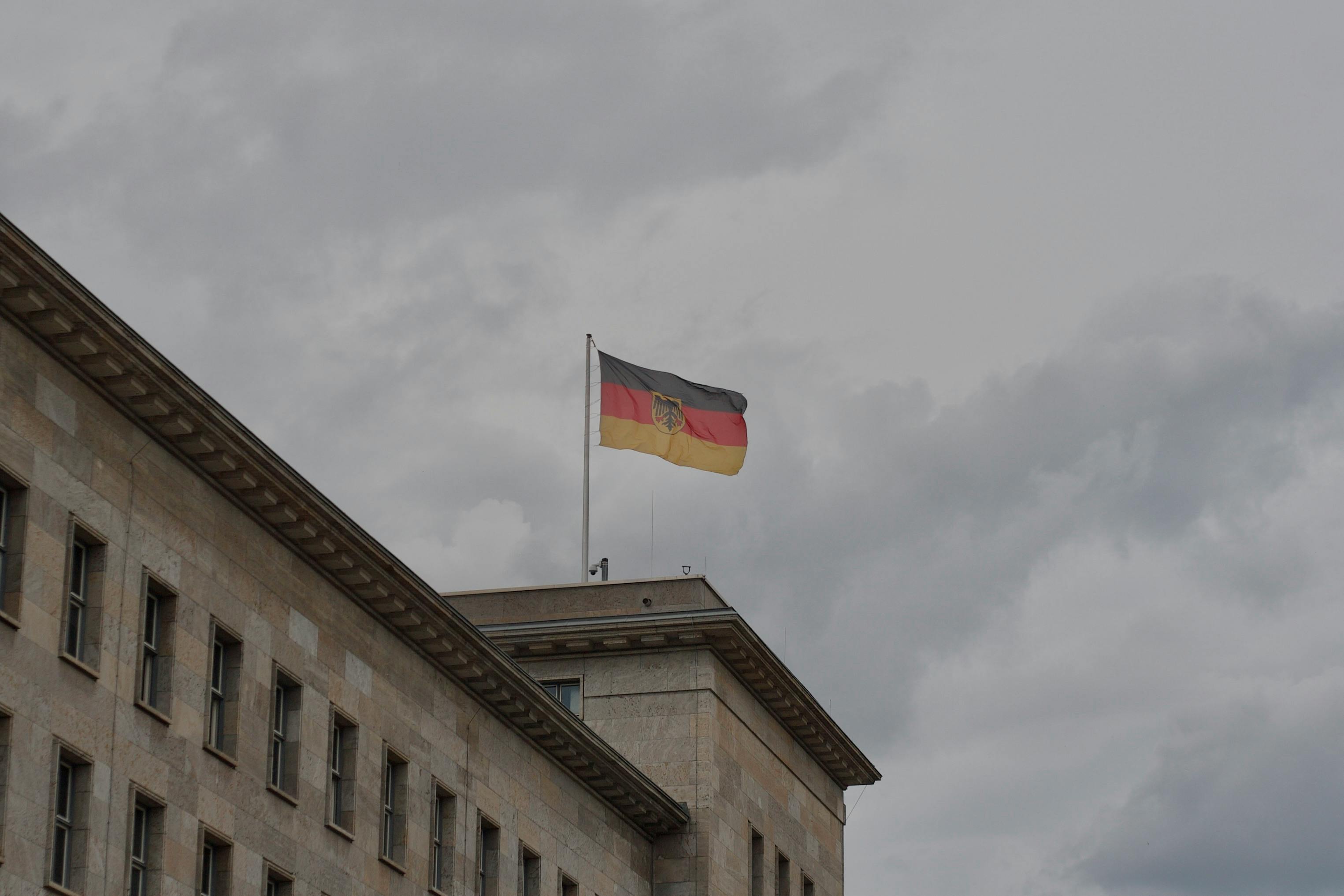 German Flag on Government Building in Berlin · Free Stock Photo
