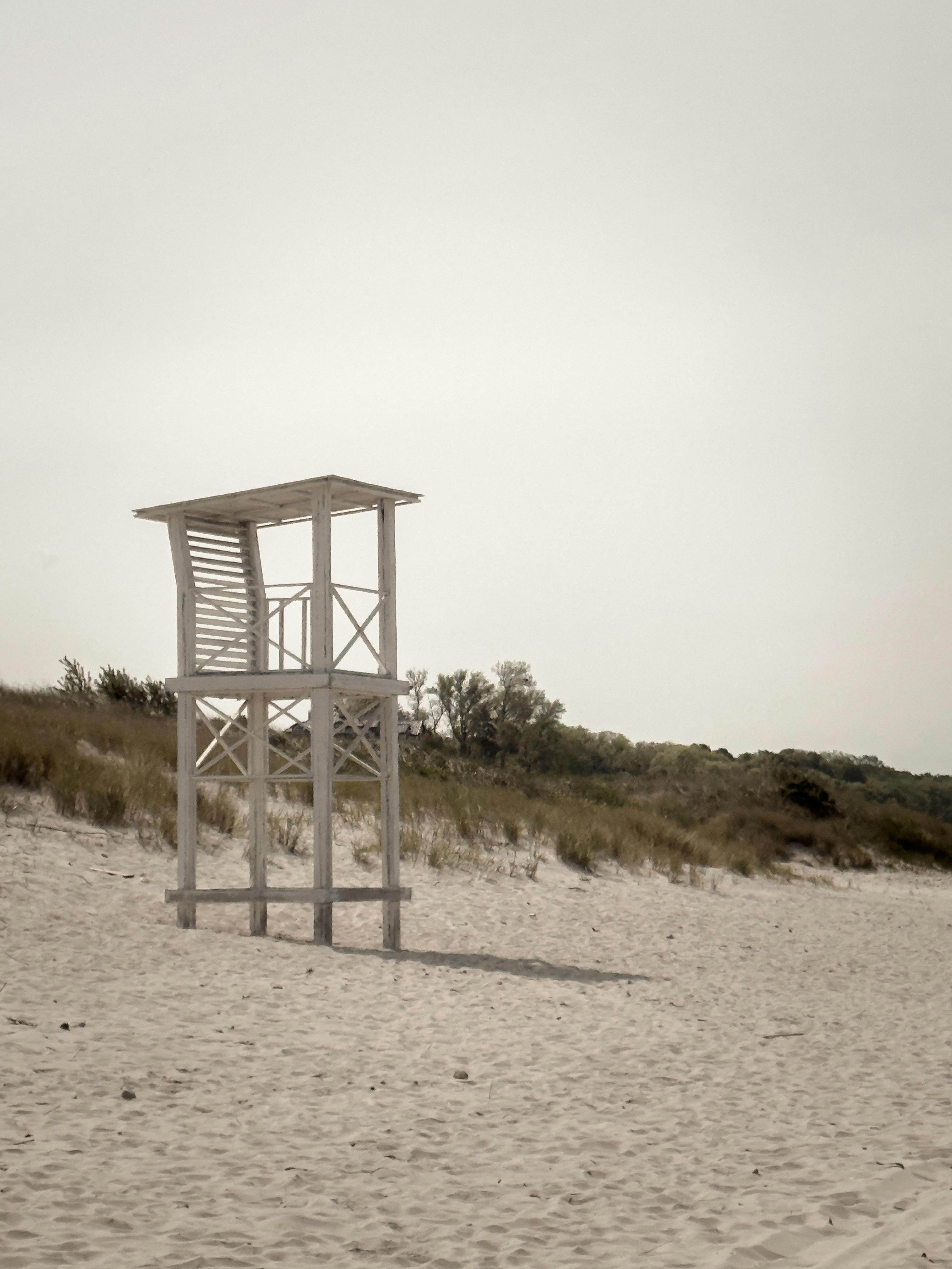 Grey Metal Step Ladder Near Beach during Daytime · Free Stock Photo