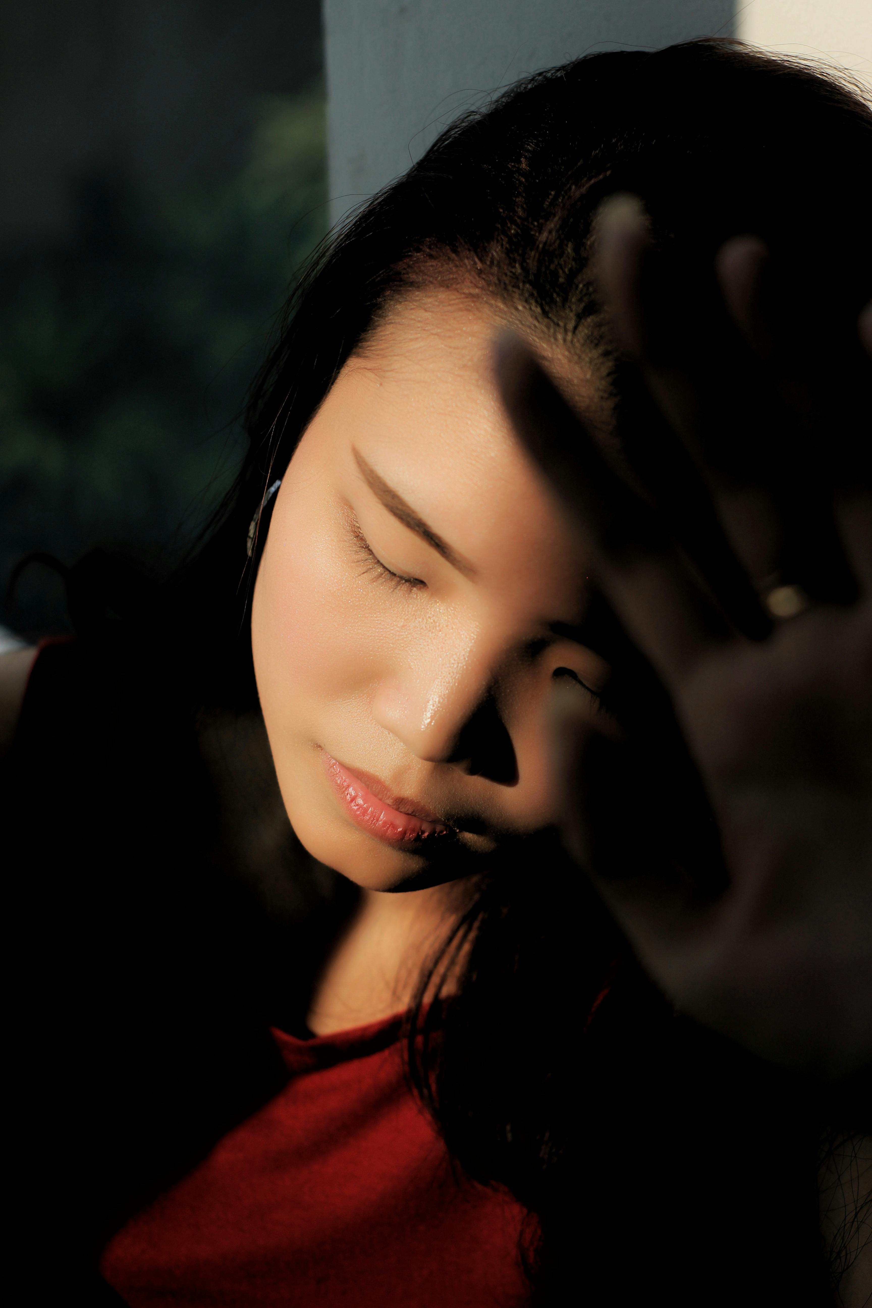 Photo Of Woman Wearing Red Top · Free Stock Photo
