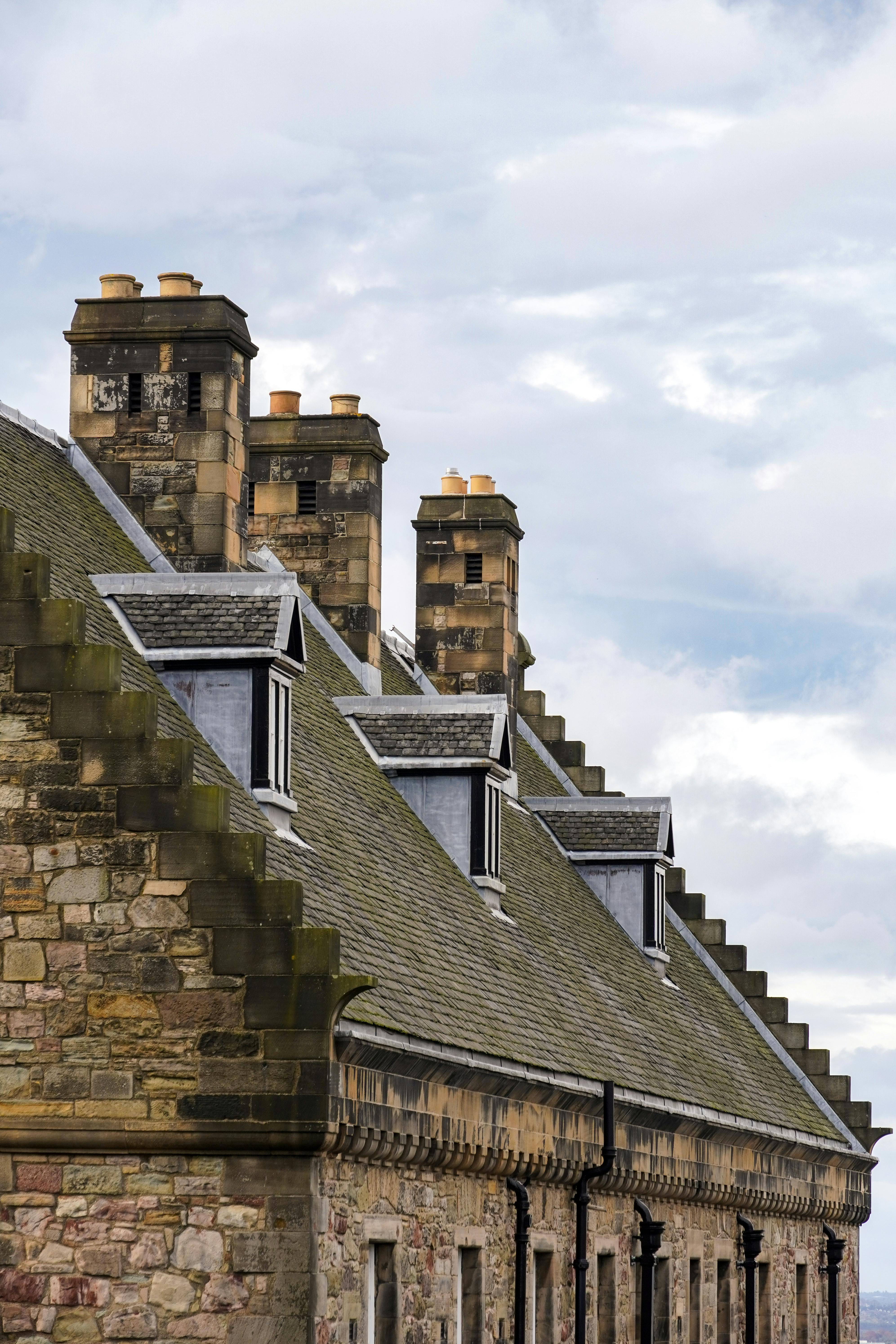 Historic Stone Rooftops in Edinburgh, Scotland · Free Stock Photo