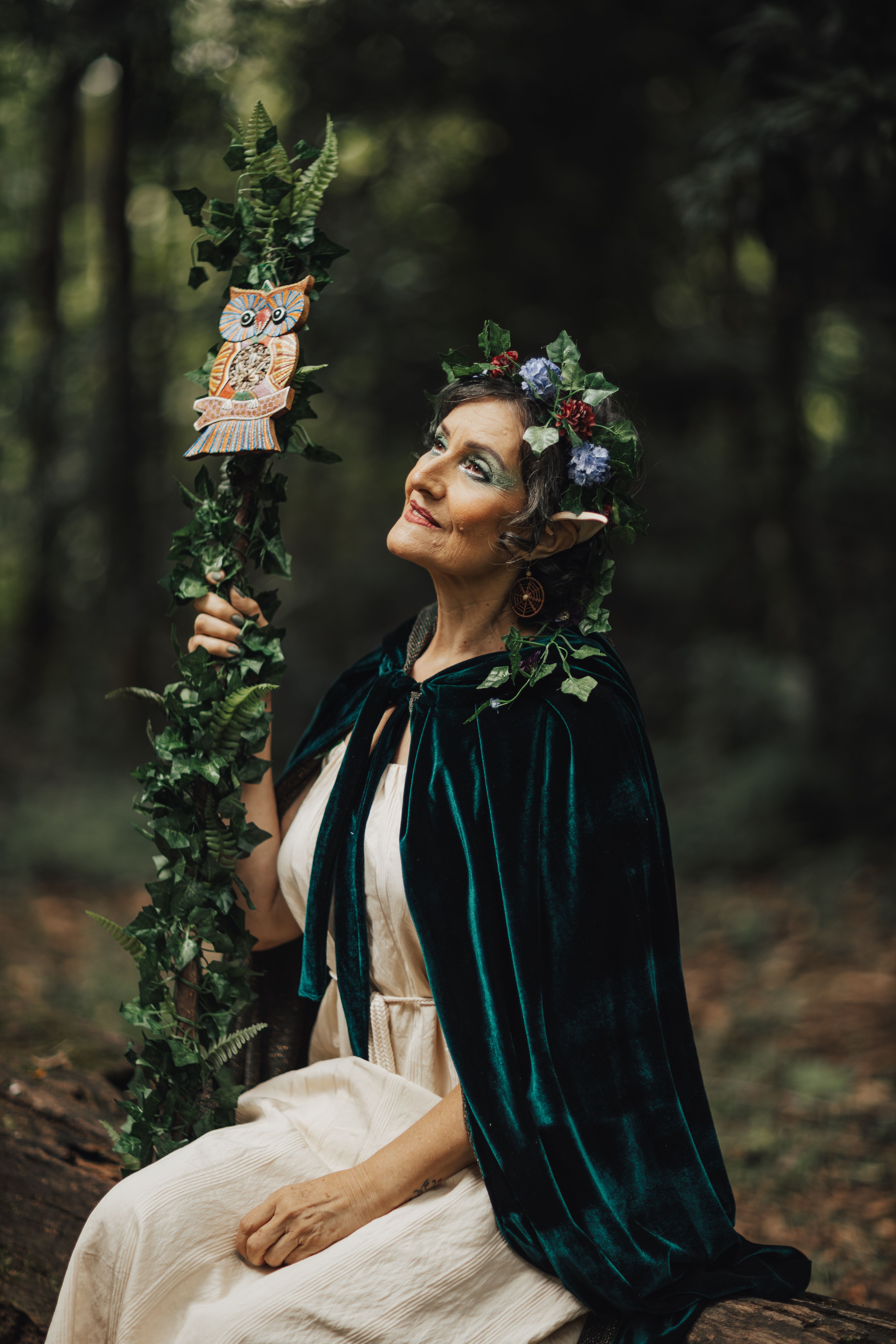 Enchanting Forest Elf in Natural Wonderland · Free Stock Photo