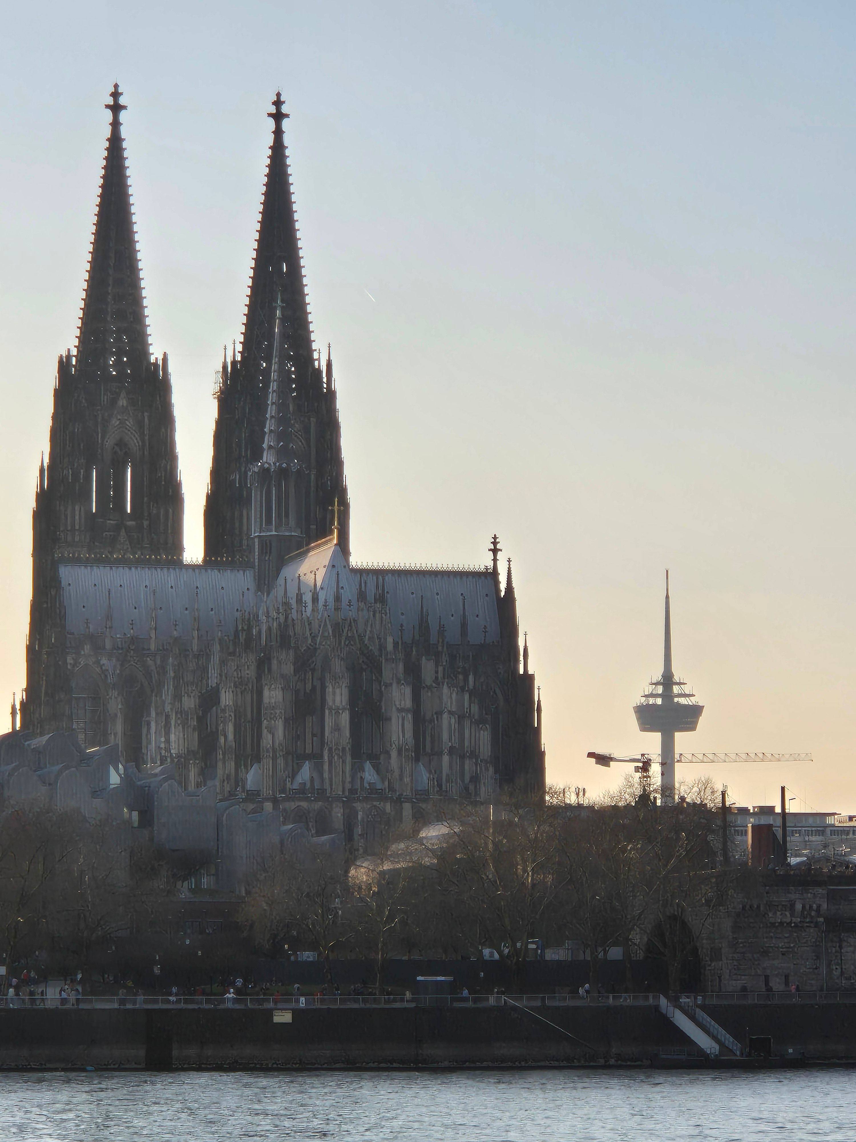 Cologne Cathedral with Colonius Tower in Germany · Free Stock Photo