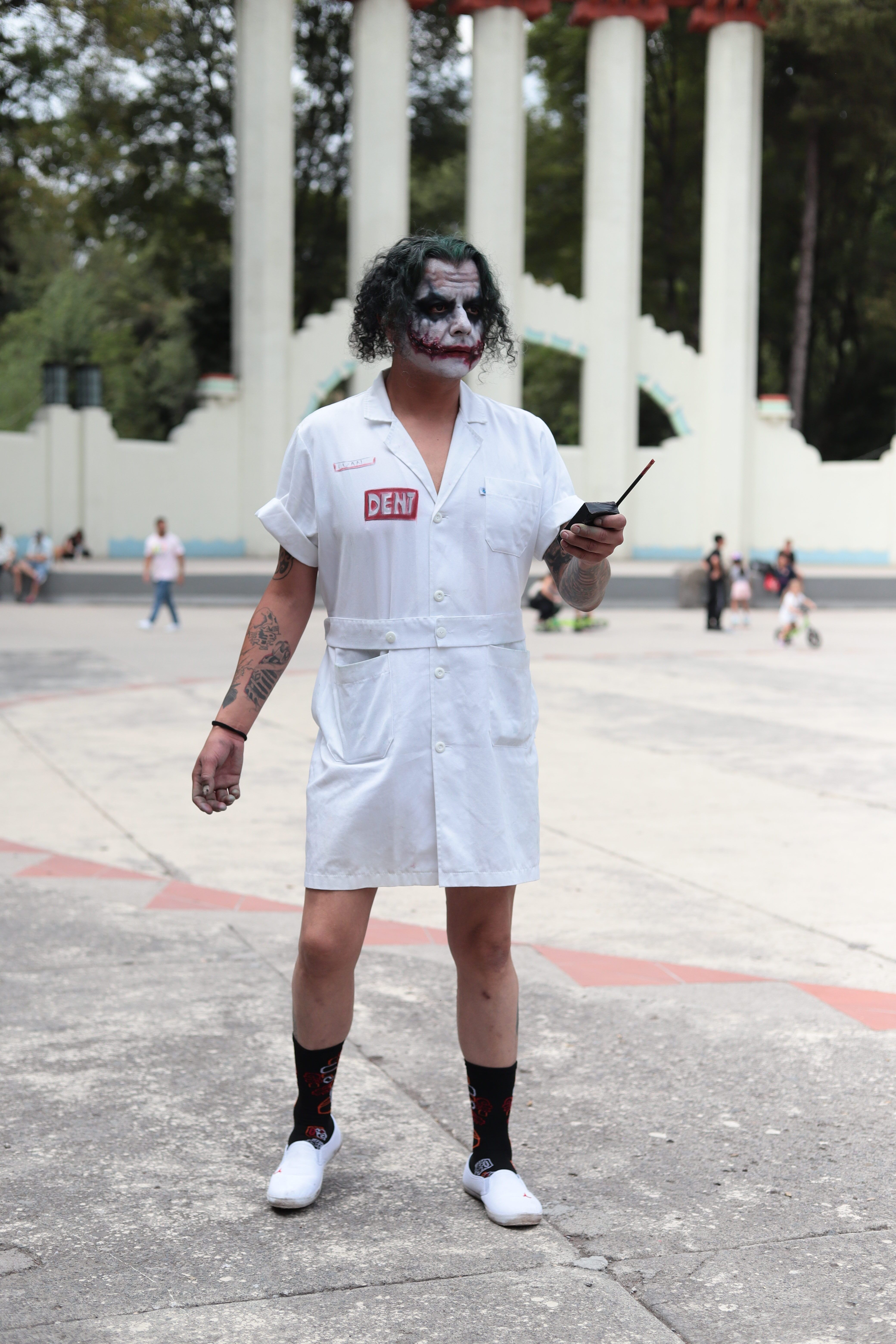 Cosplayer in Nurse Costume Outdoors · Free Stock Photo