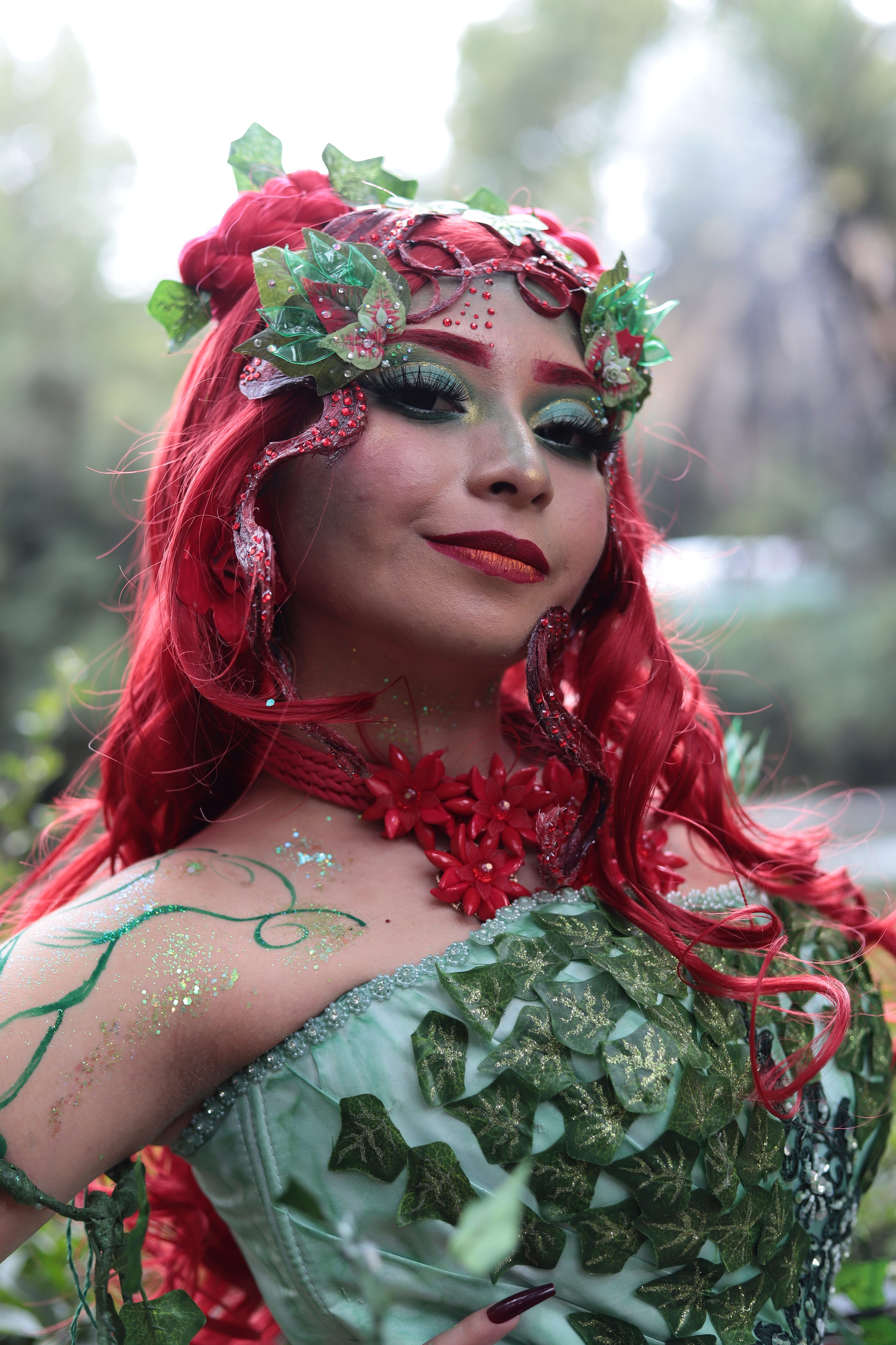 Enchanting Cosplay in Forest Setting · Free Stock Photo