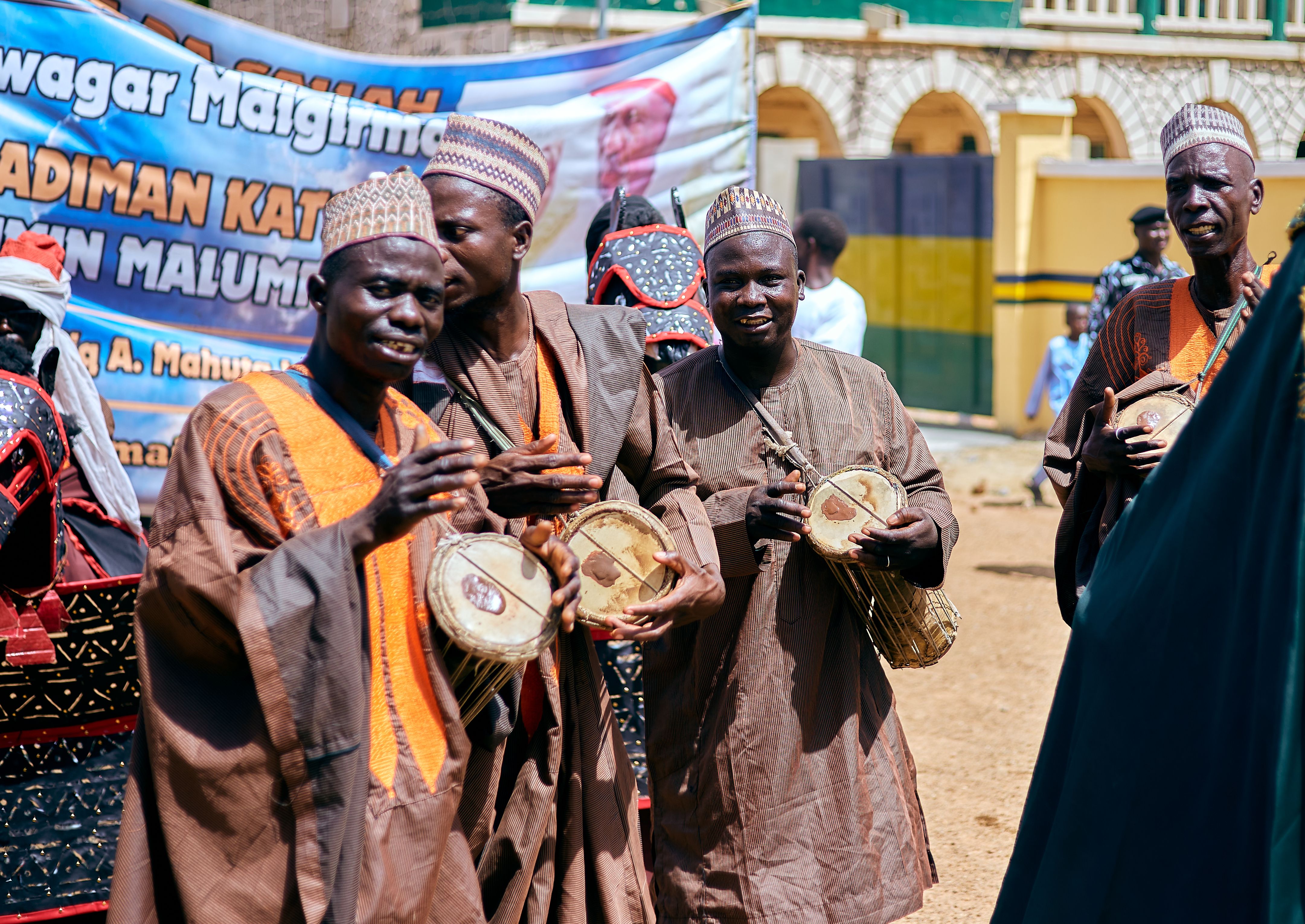 Traditional Musicians Performing at Cultural Event · Free Stock Photo