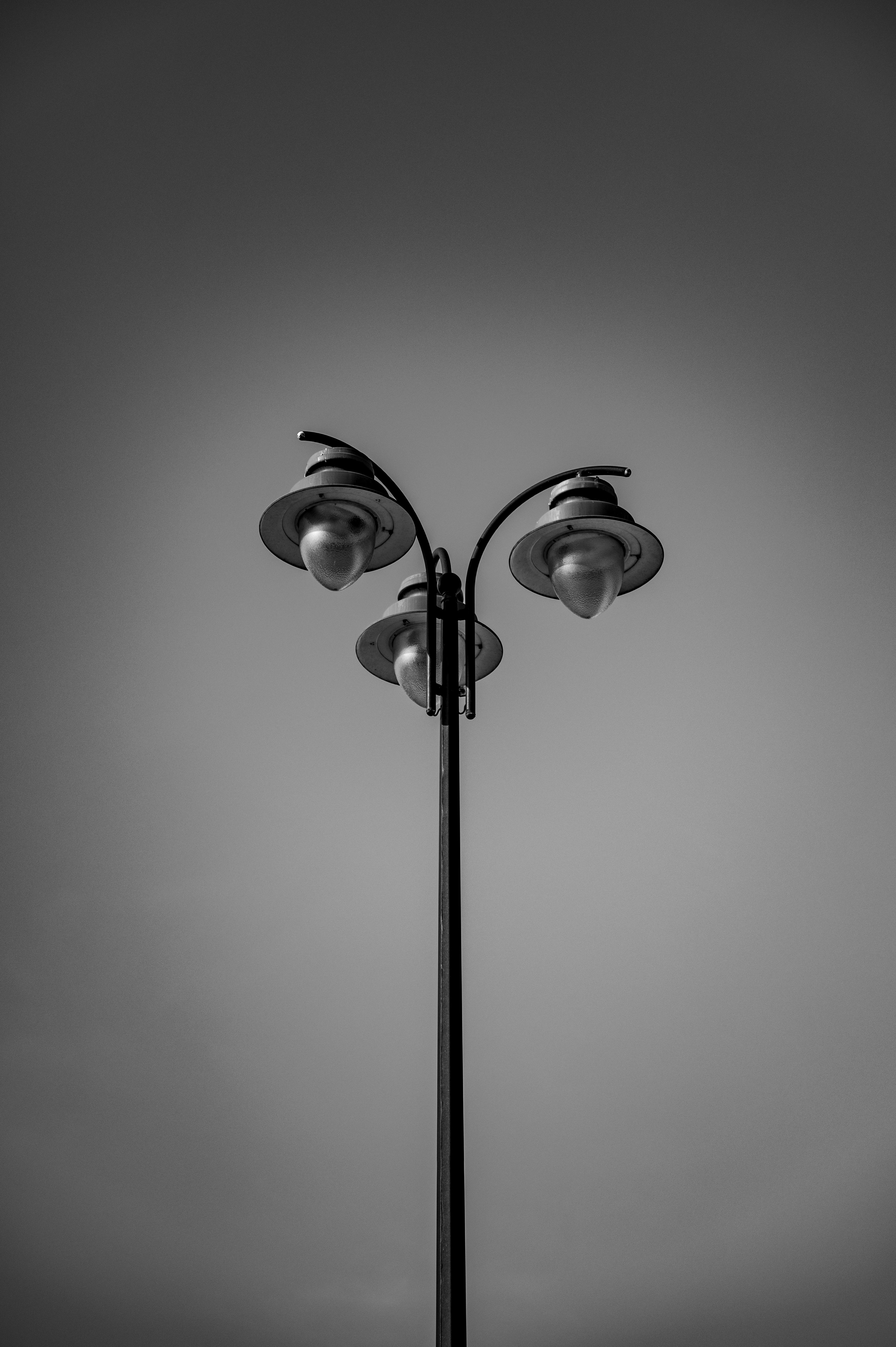 Minimalist Black and White Street Lamp Photography · Free Stock Photo