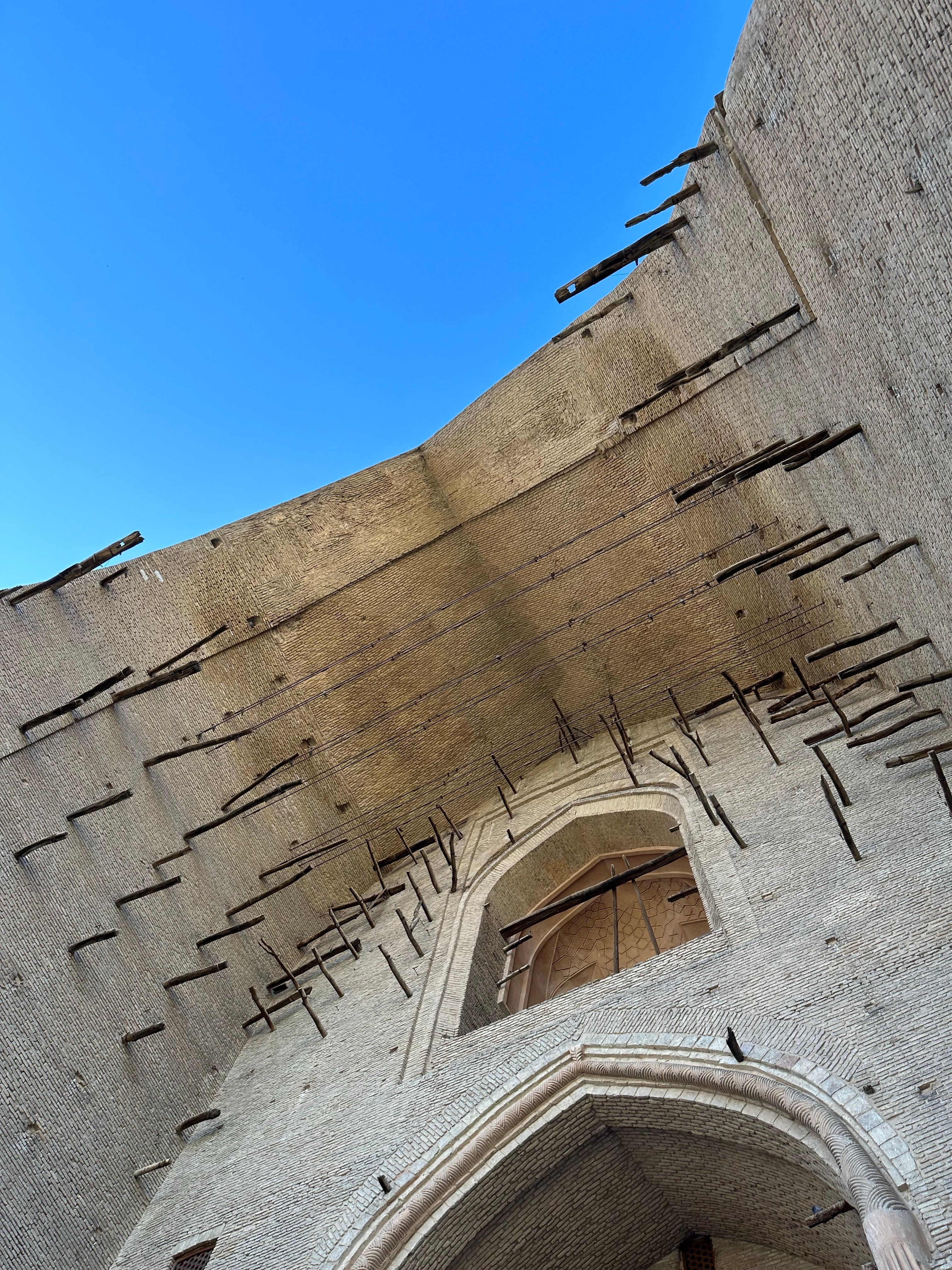 Looking Up Inside a Historic Brick Structure · Free Stock Photo