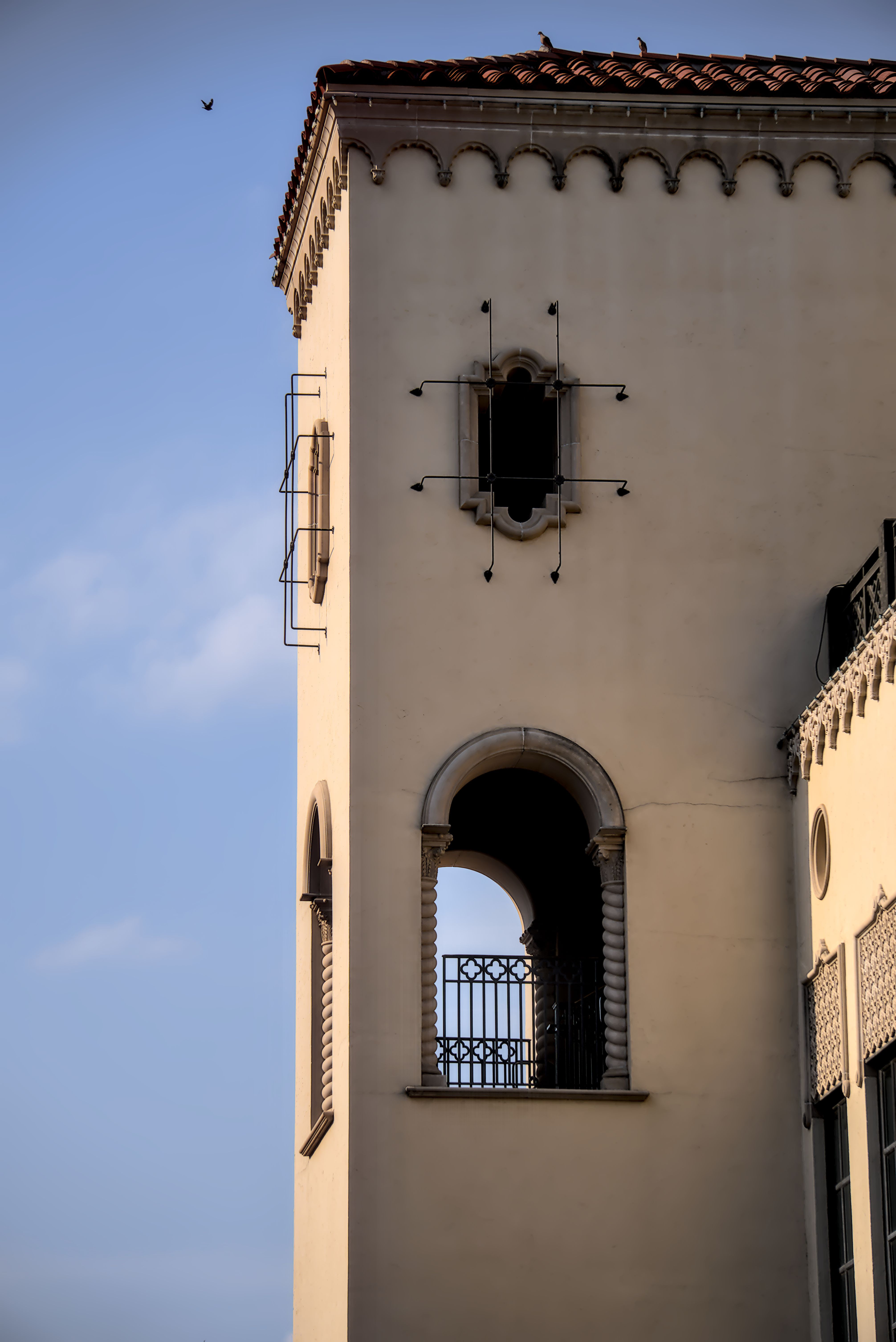 Architectural Tower with Ornate Window in Dallas · Free Stock Photo