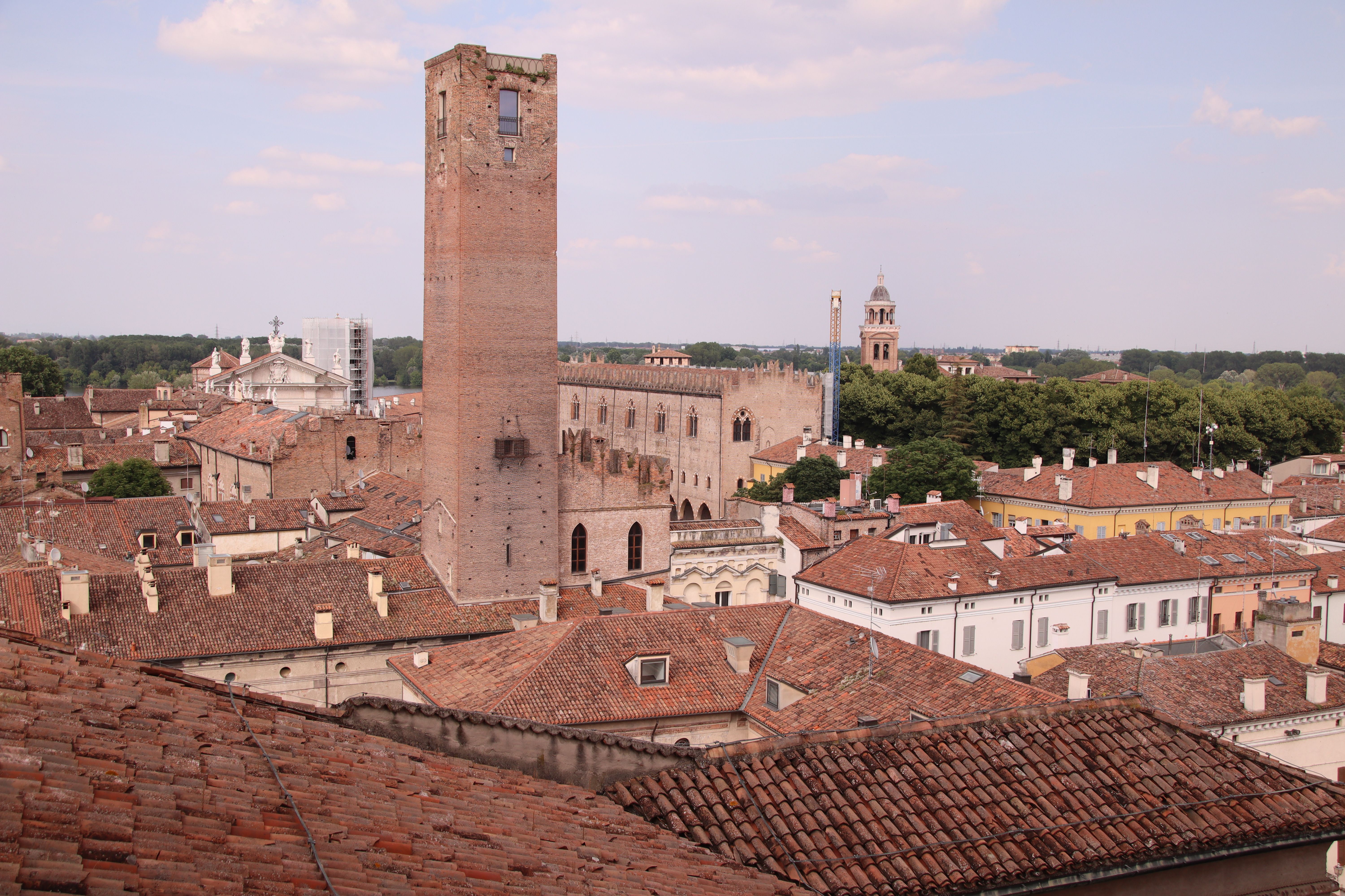 Aerial View of Historic Mantova Rooftops in Italy · Free Stock Photo