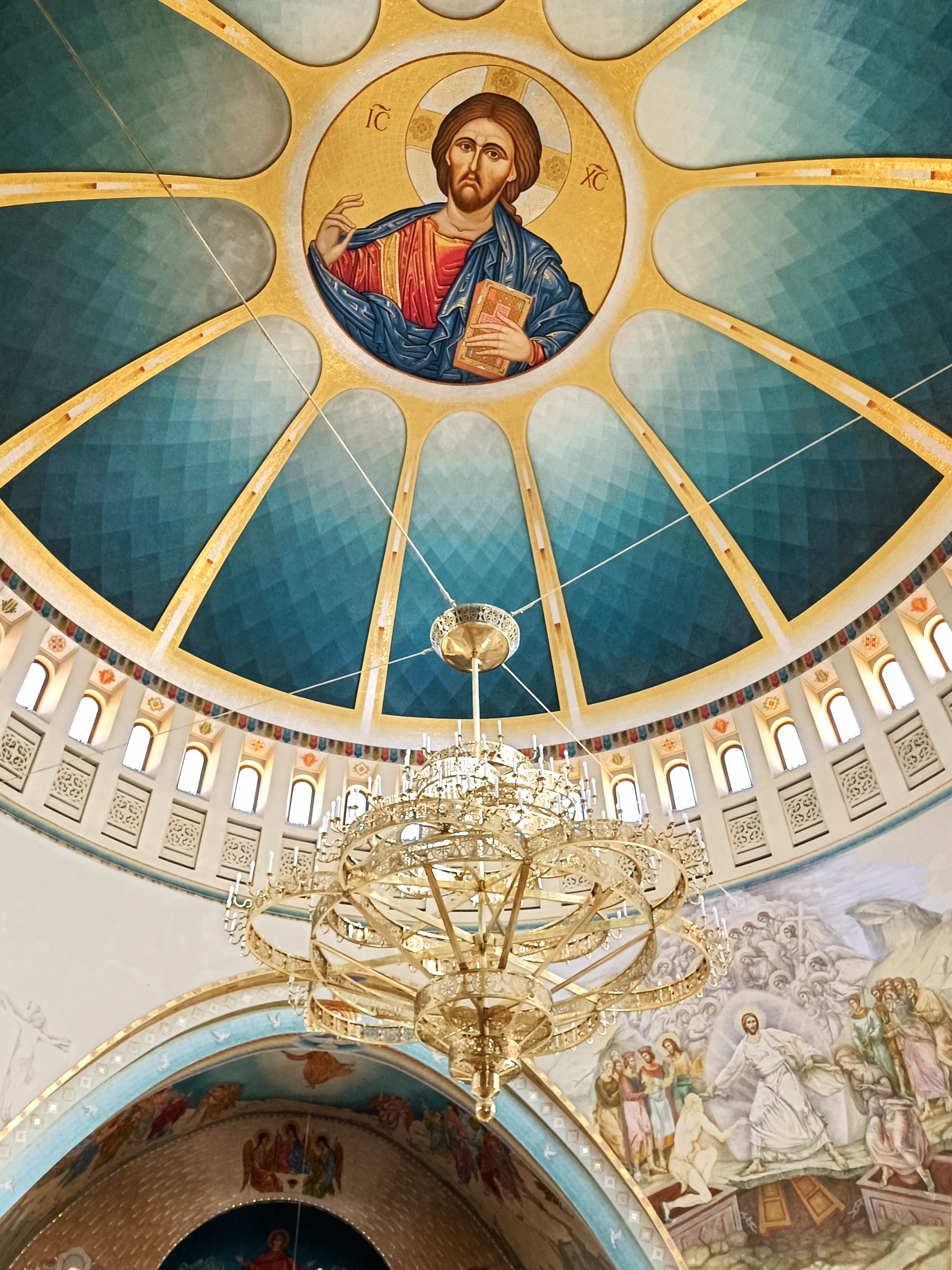 Stunning Interior of Orthodox Church Dome · Free Stock Photo