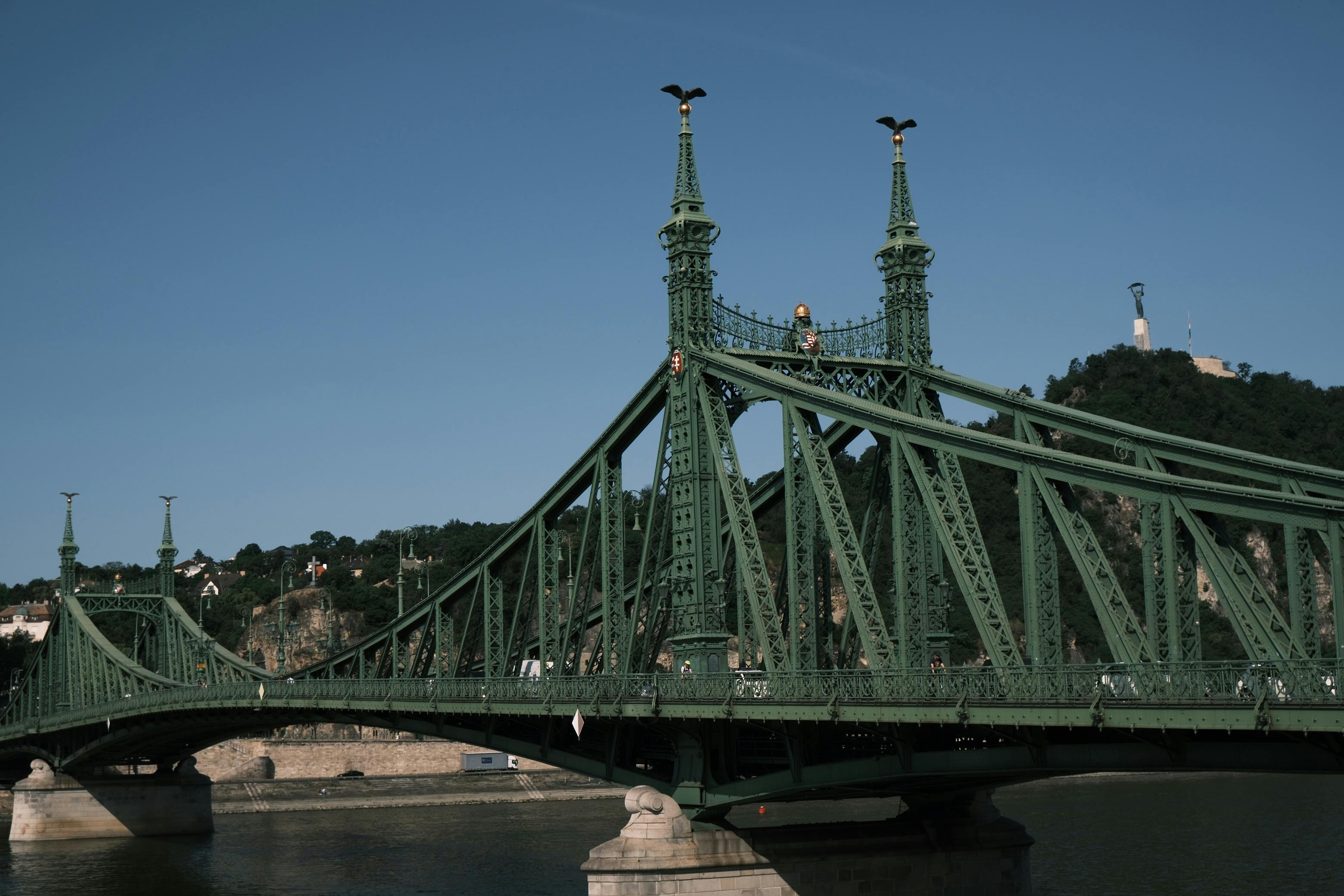 Iconic Liberty Bridge Over Danube in Budapest · Free Stock Photo