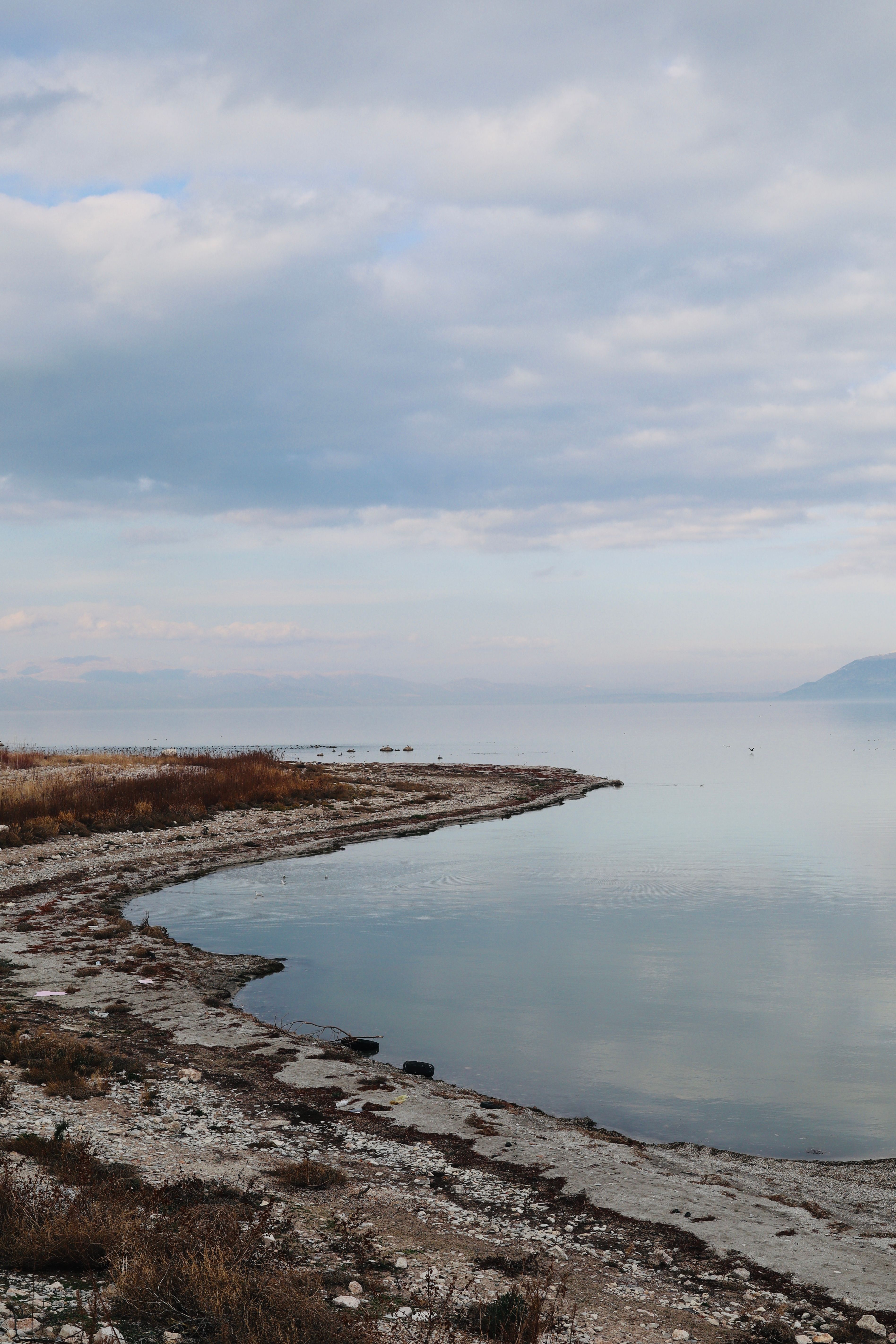 Tranquil Coastal Landscape with Calm Waters · Free Stock Photo