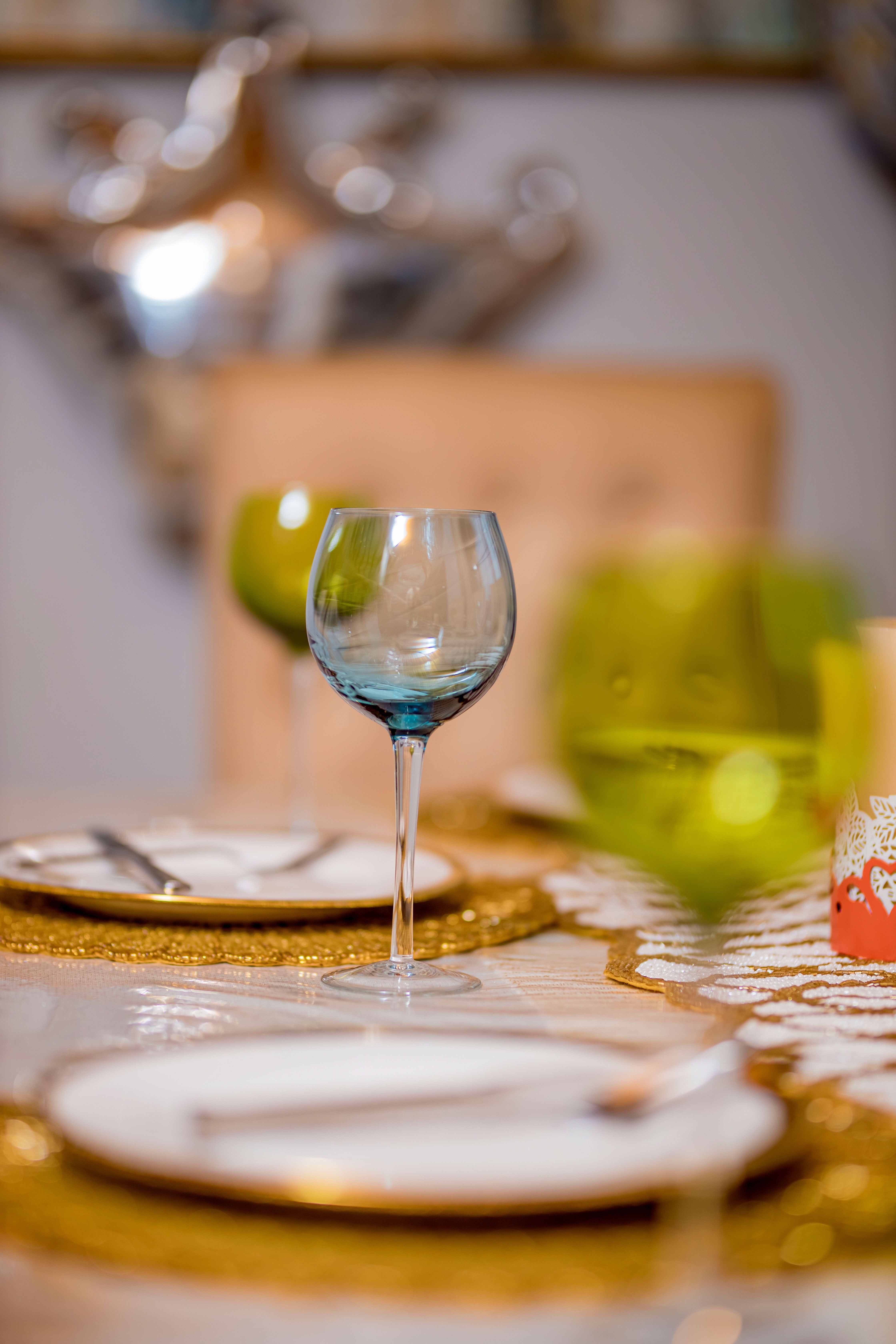 Elegant Table Setting with Wine Glasses · Free Stock Photo