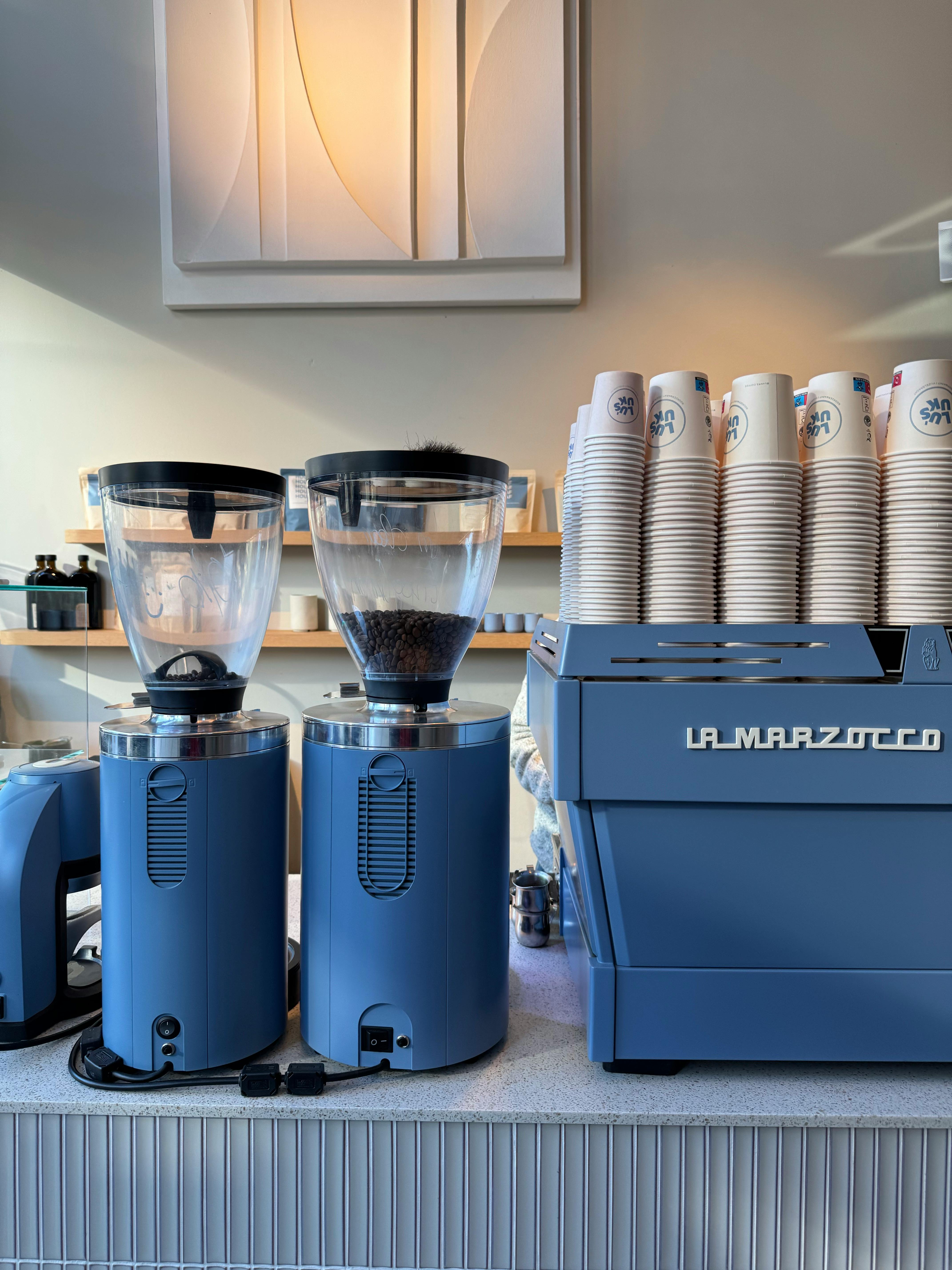 Modern Coffee Shop Espresso Bar Setup · Free Stock Photo